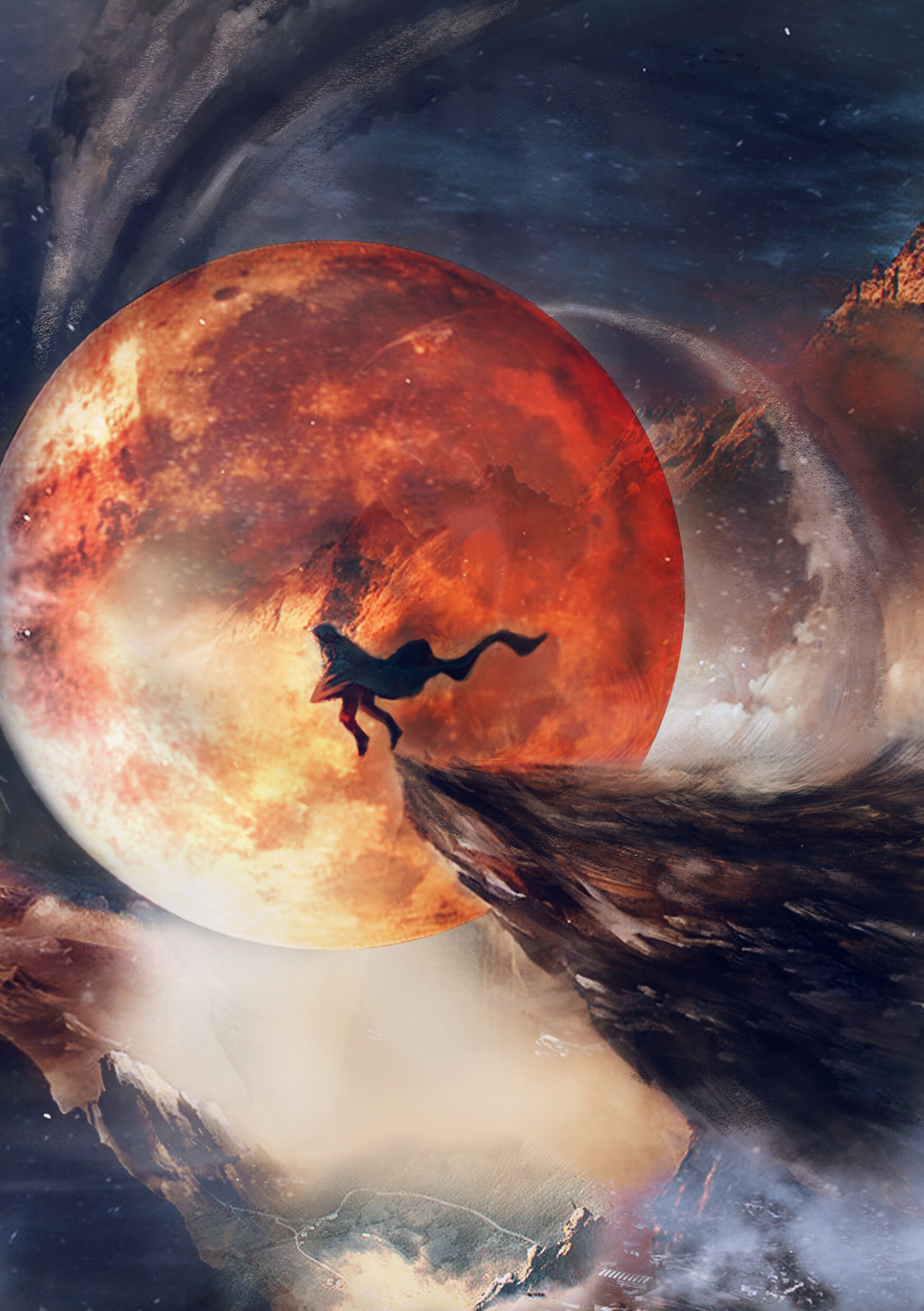 ArtStation - Red Moon