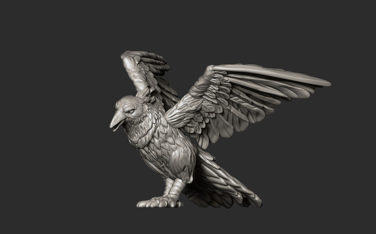 ArtStation - Crows miniature pack