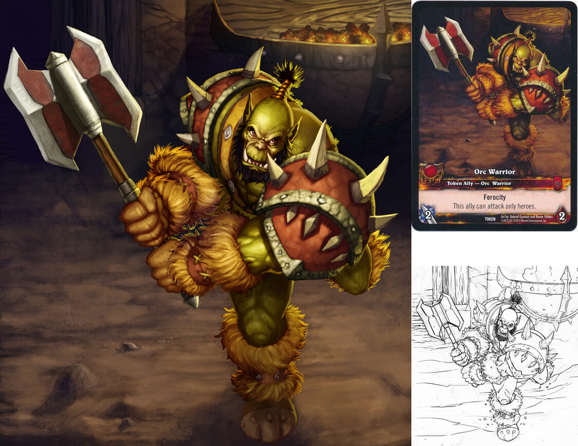 Wow Tcg Orc Cards