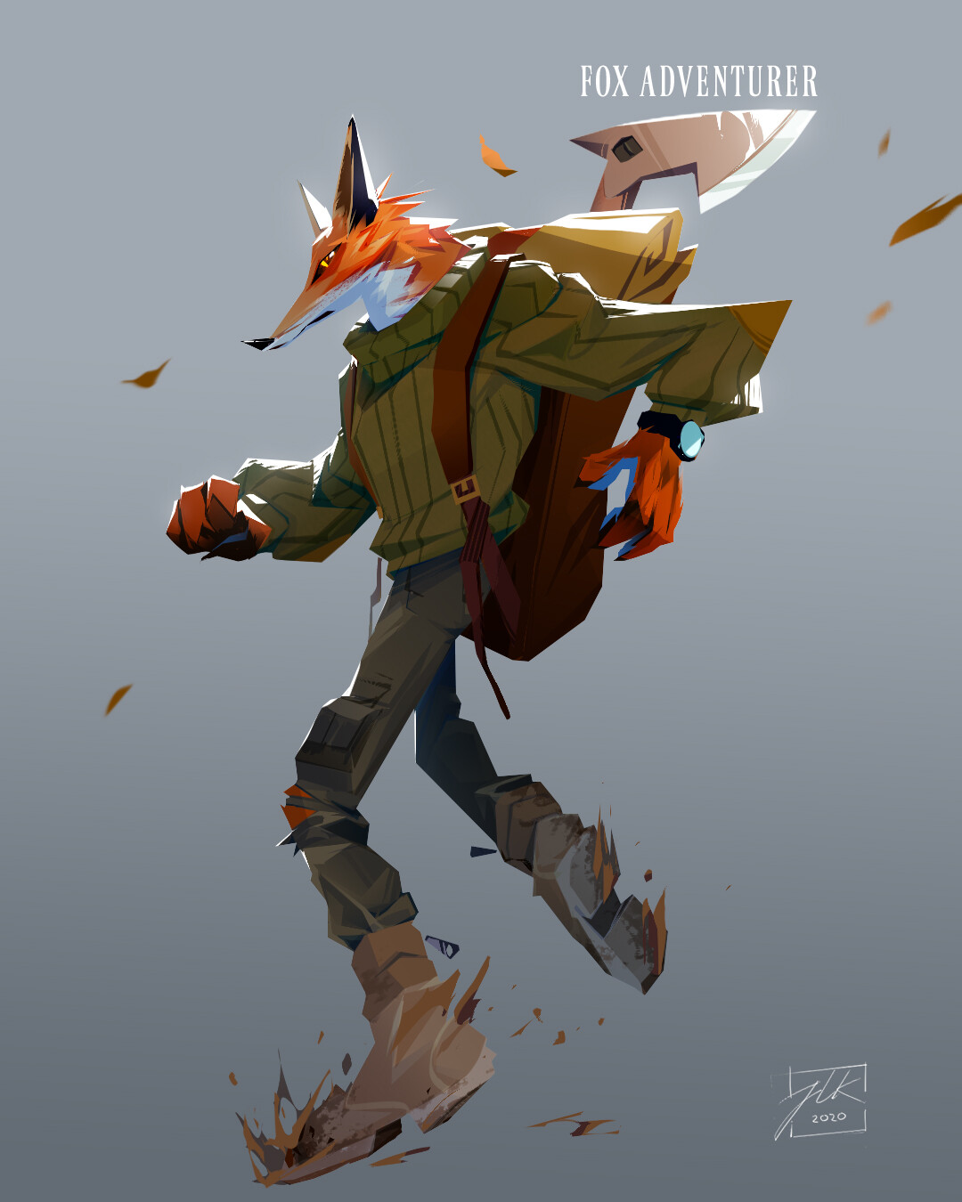 ArtStation - Fox Adventurer