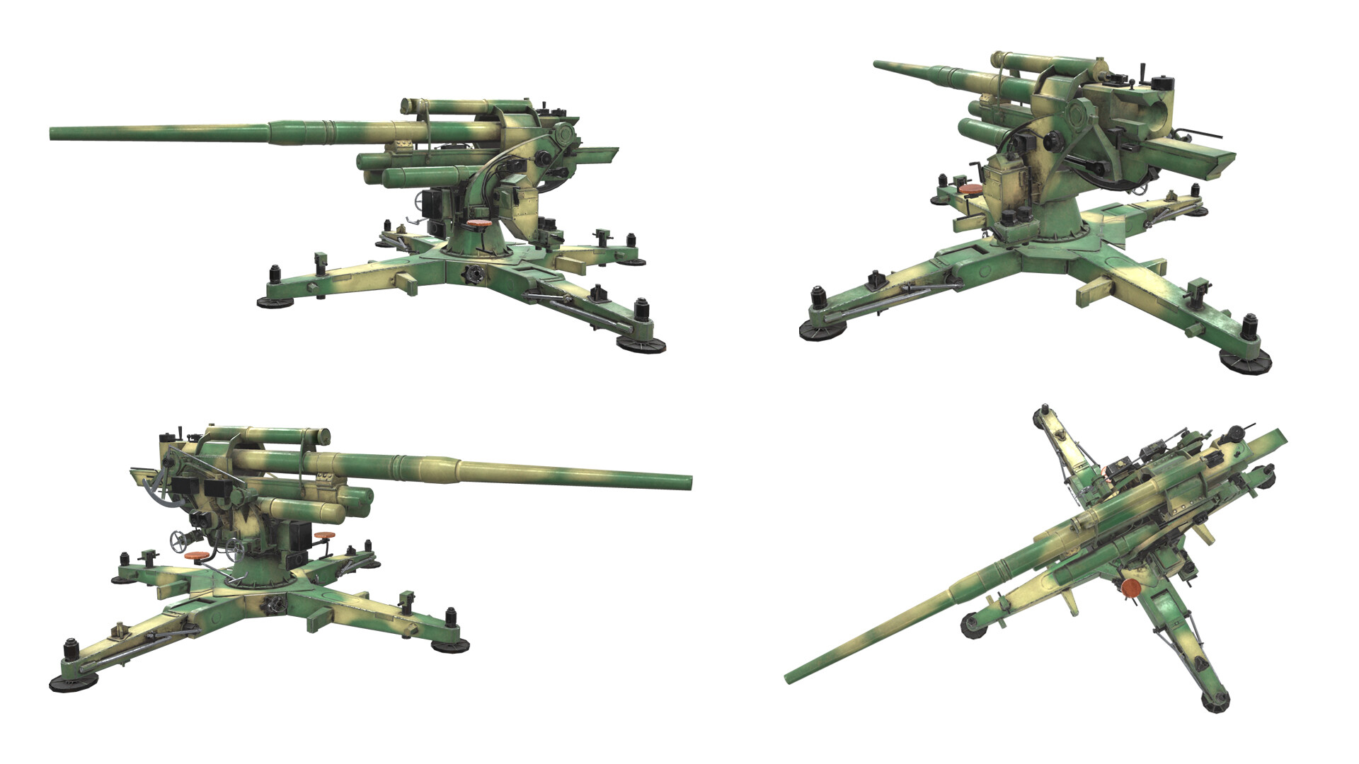 ArtStation - 3D artillery for war simulator