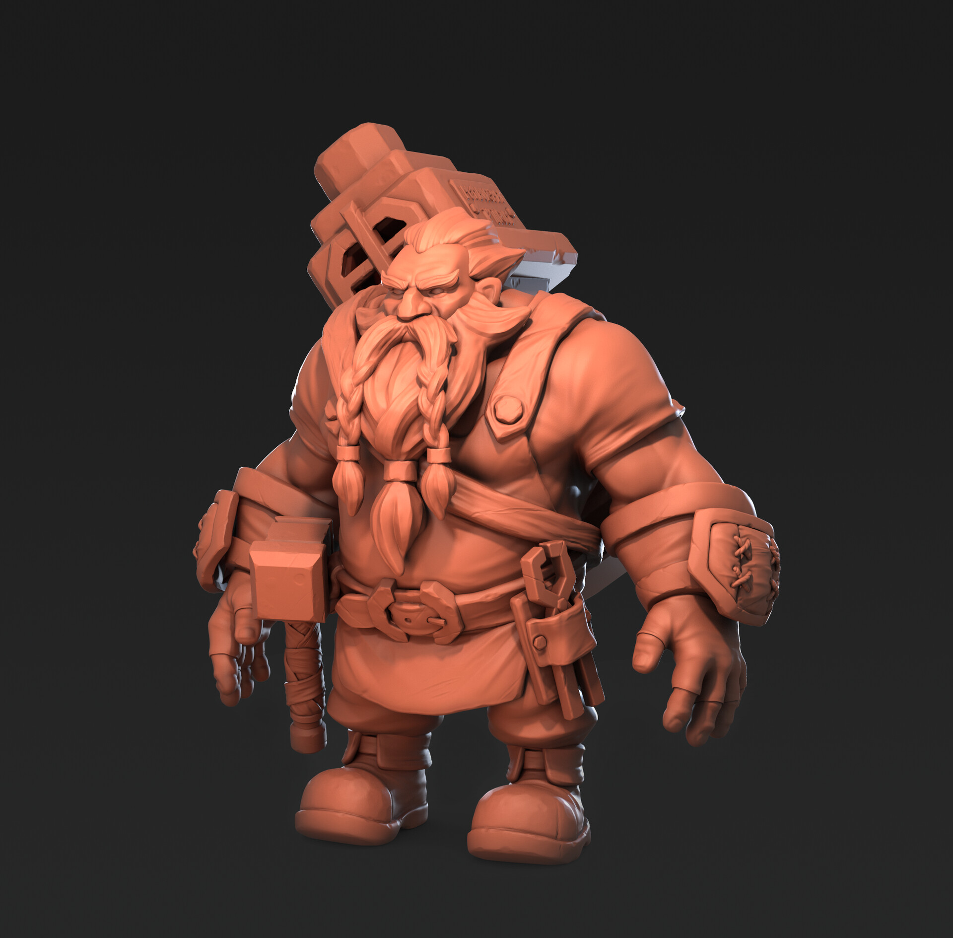 ArtStation - Traveling blacksmith - Highpoly