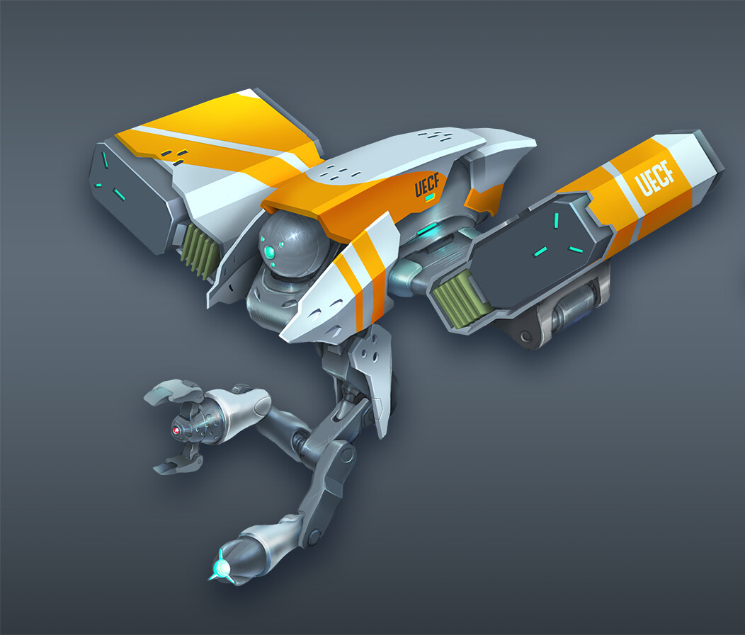 ArtStation - Drone & Tank concept