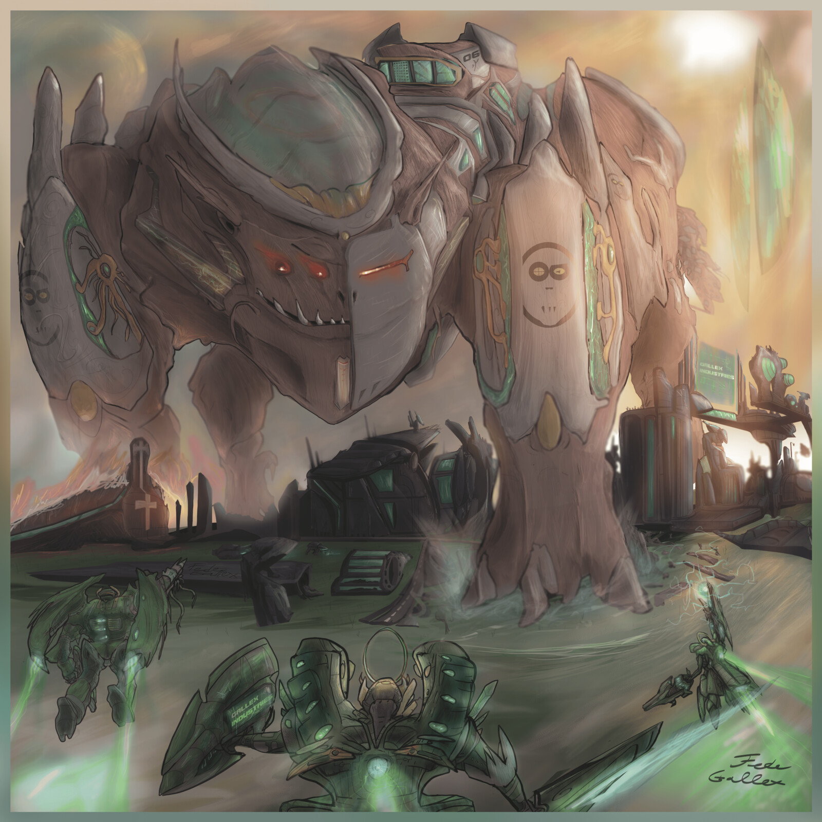 Gallex industries - The one eyed drifters attack (Tokio 2989)