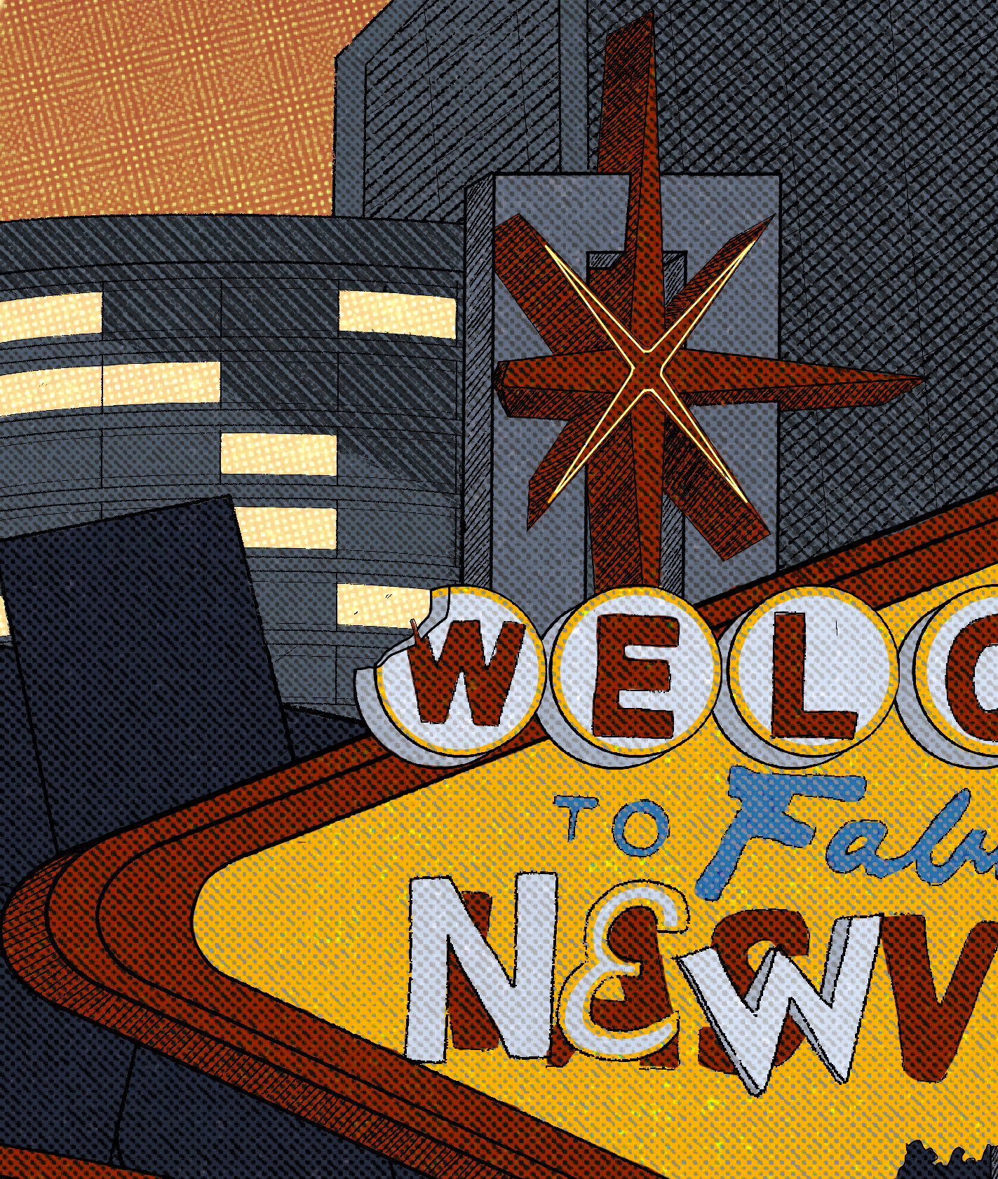 Lou Hinks - Fallout New Vegas inspired Independent Vegas Comic Cover