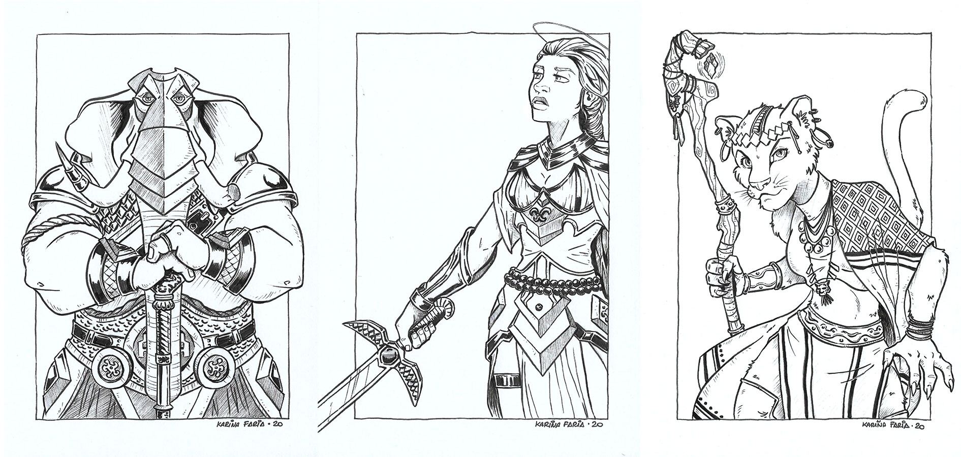 dnd rogue coloring pages