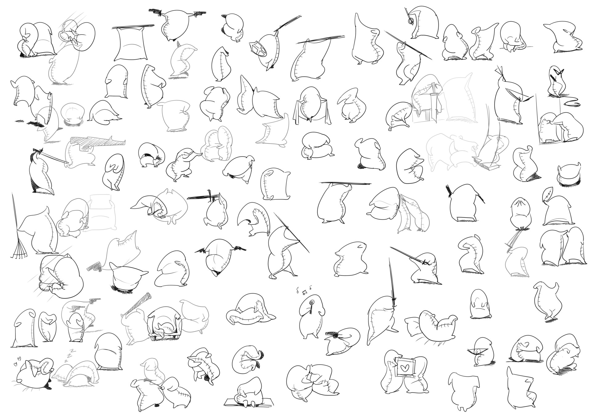 ArtStation - 100 Flour Sacks