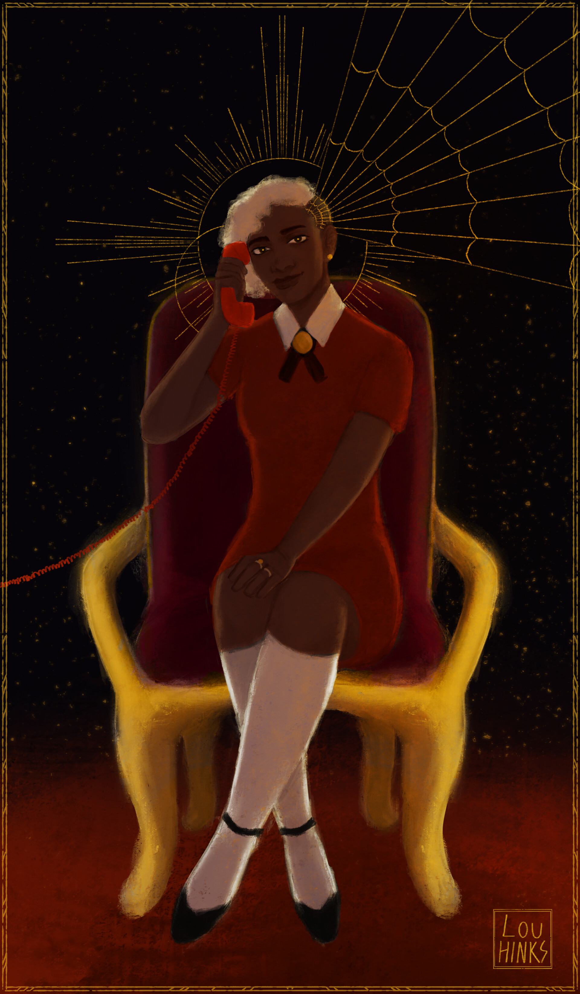 ArtStation - The Magnus Archives - The Web Tarot Card - Annabelle Cane