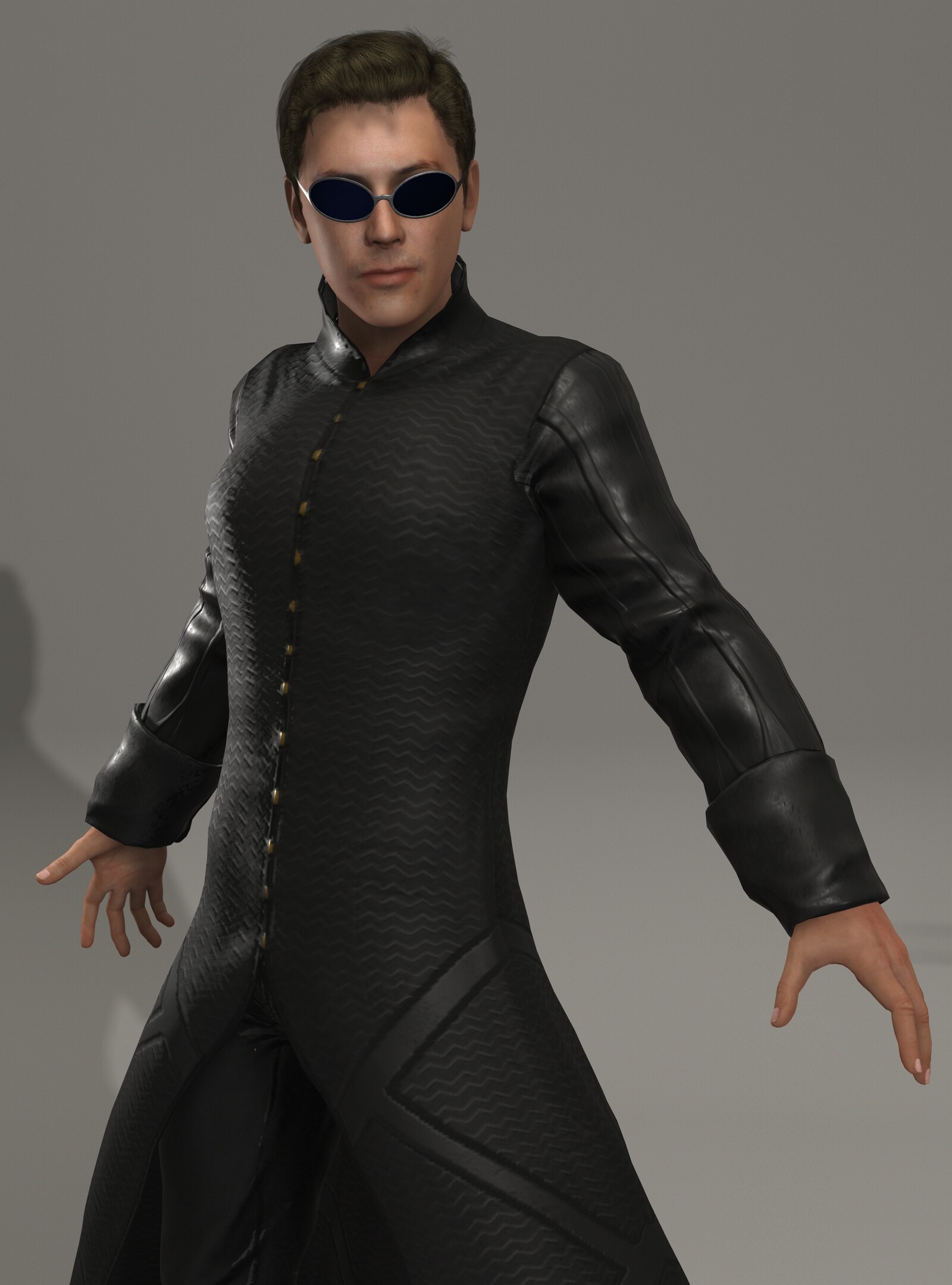 Robert Jackson - Neo (Keanu Reeves) 3D model