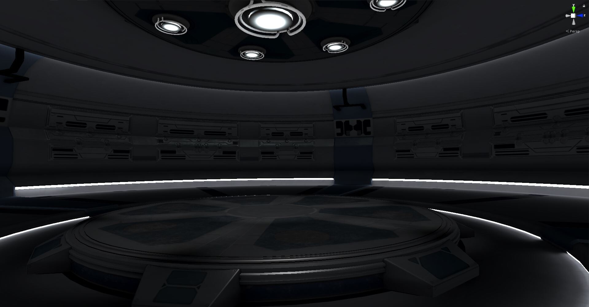 ArtStation - Disk Room Unity Lighting