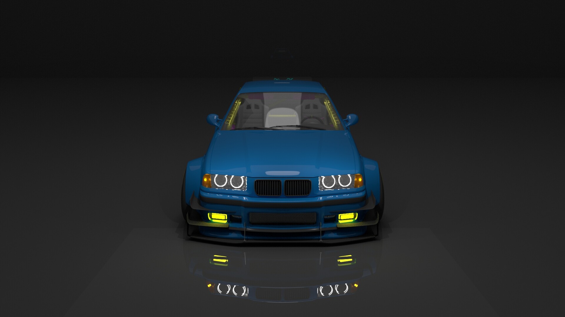 ArtStation - Bmw e36 studio render