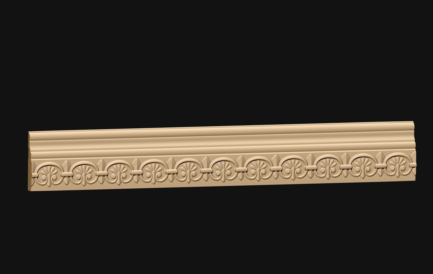 Joshua Enos - Custom wall trim design made in zbrush