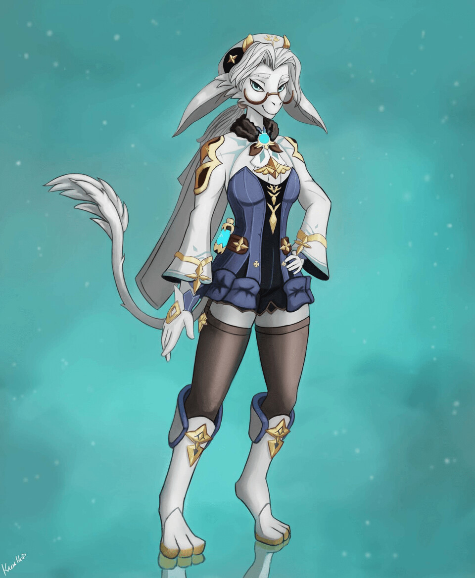 ArtStation - character painting for Artemis client