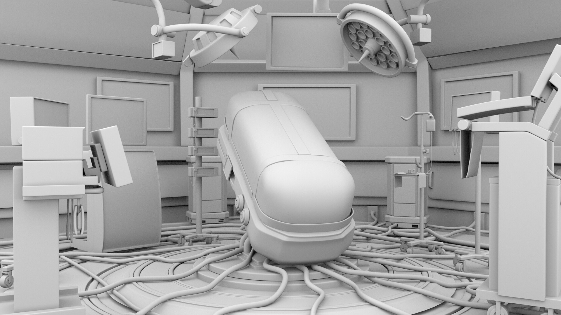 Ray Lim - Futuristic Sci-Fi Surgery Room