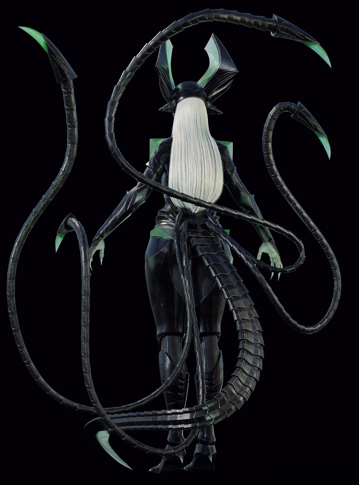 Wing fox - Akantha-3D Cinematic Female Hero Character for Production