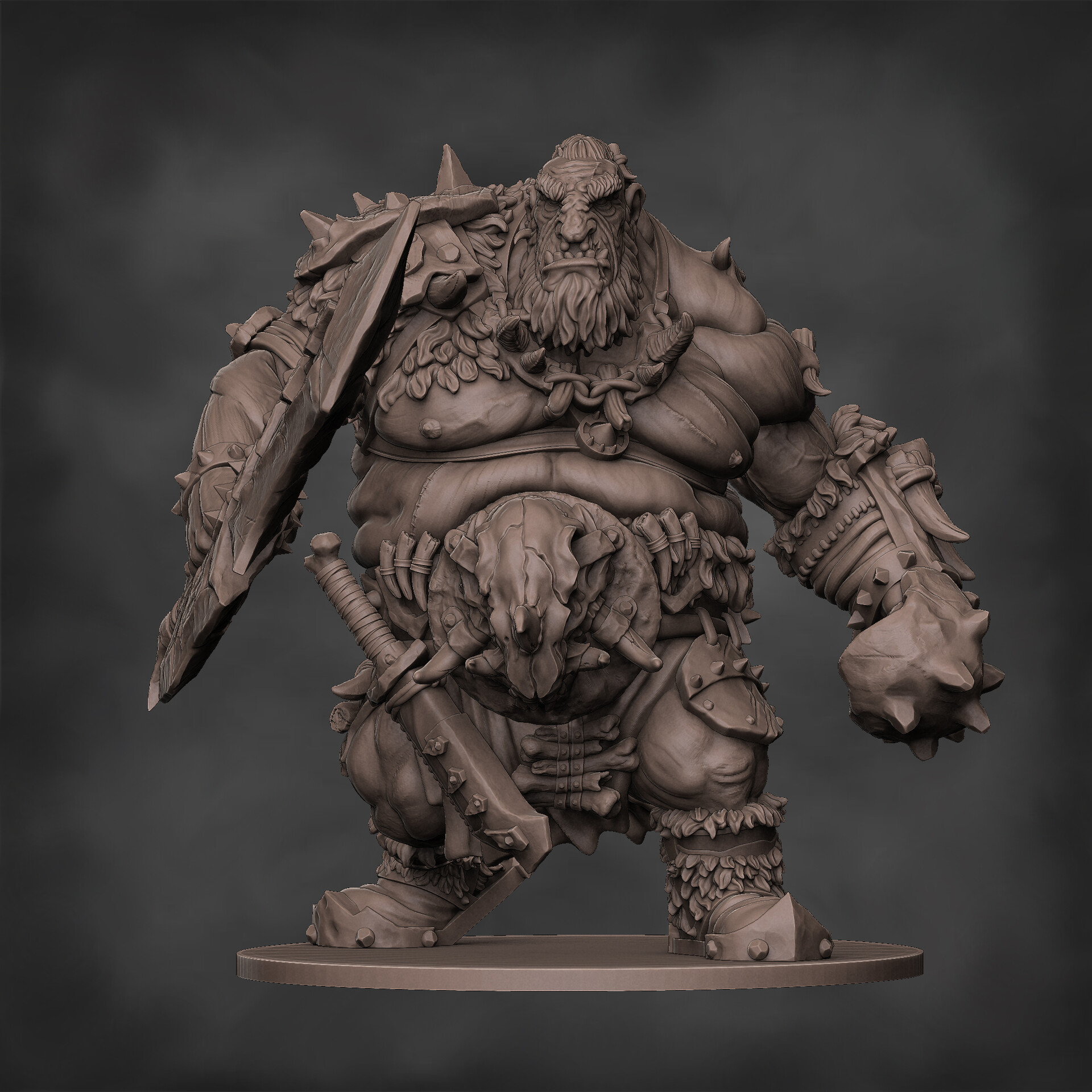 ArtStation - Feral Maw Tribe Ogre Ogre Guttler 2
