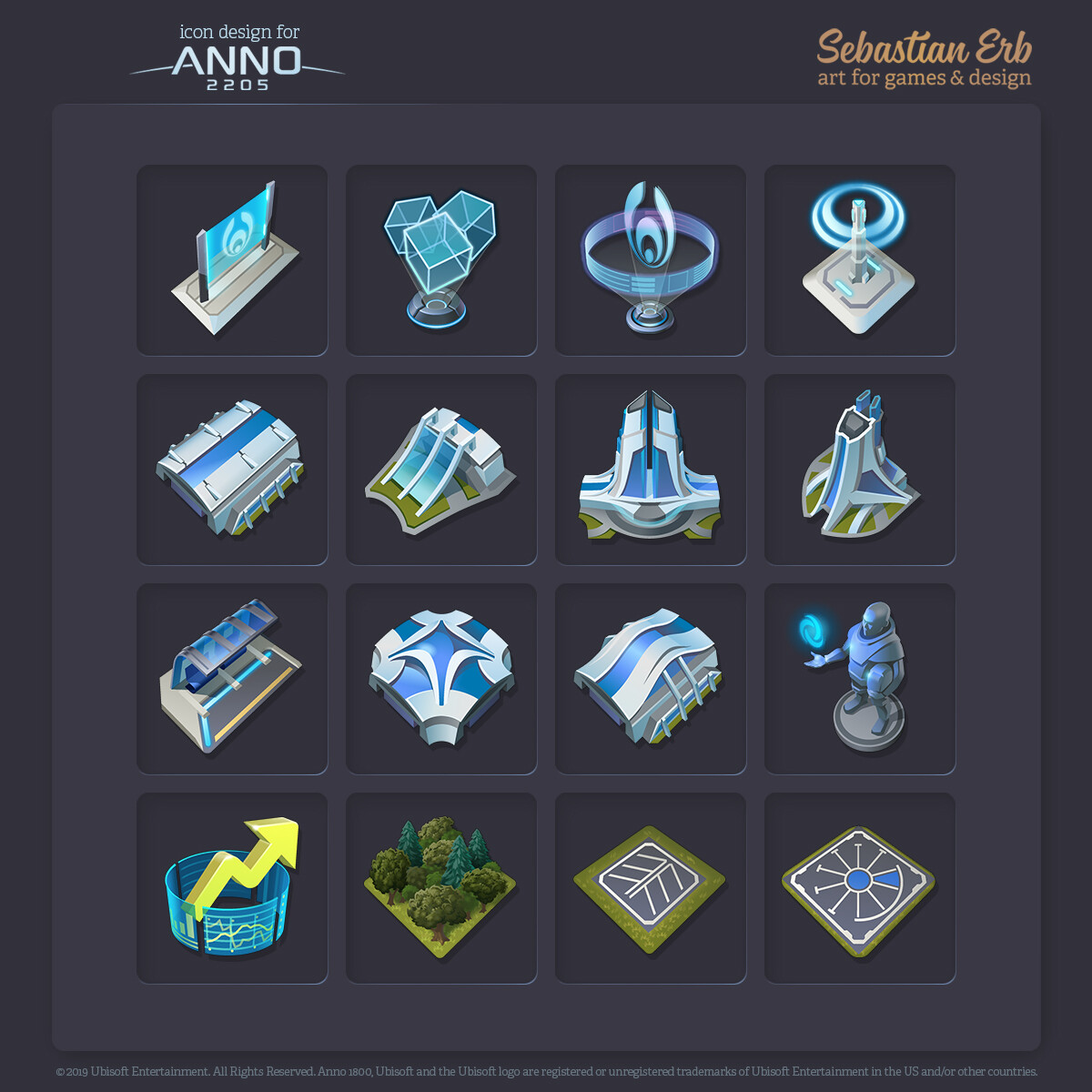 ArtStation - Vector icon design for ANNO 2205