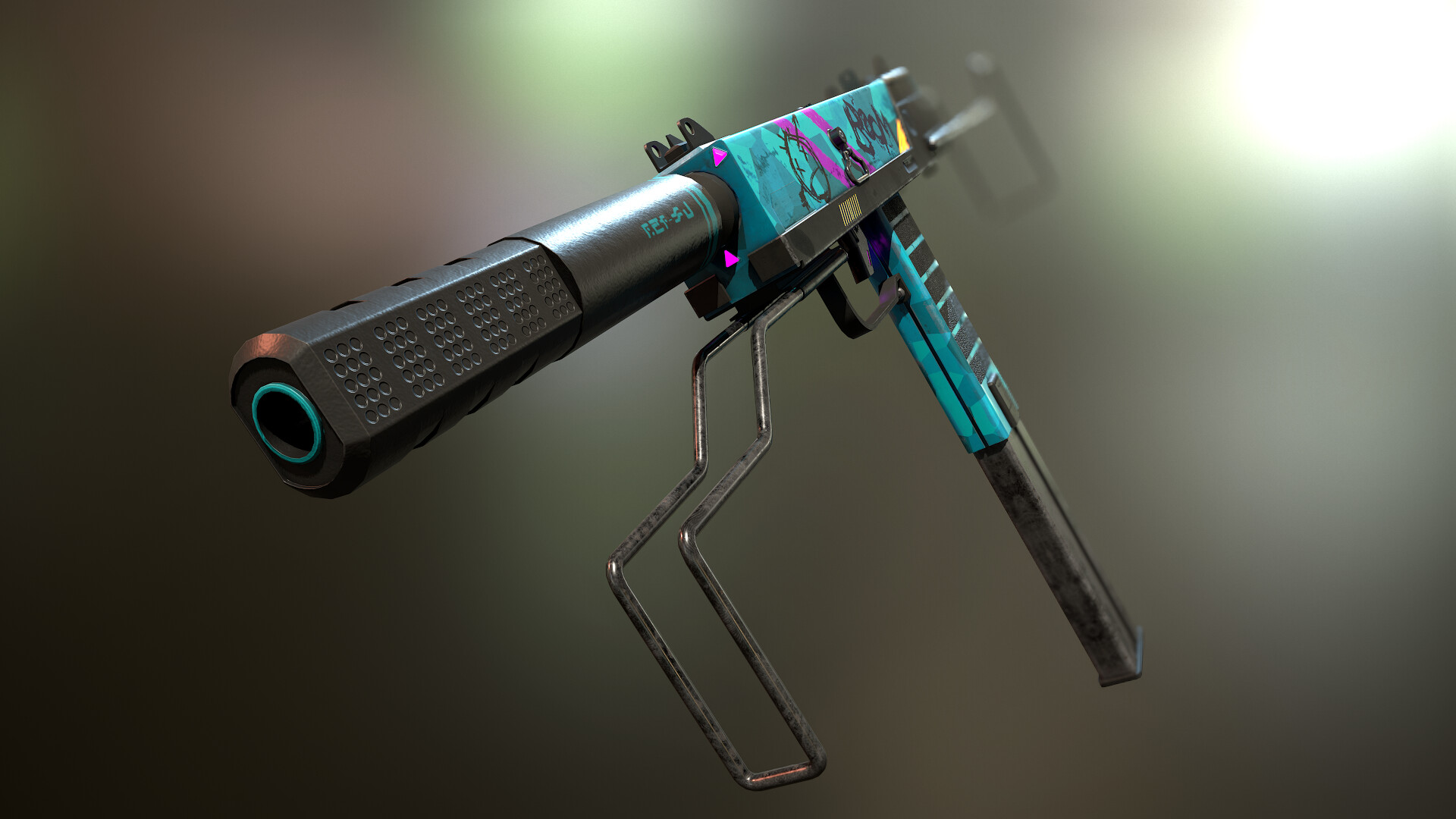 Igor Fagone - Cyberpunk Submachinegun