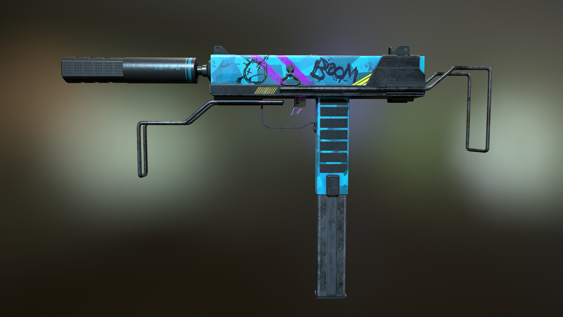 Igor Fagone - Cyberpunk Submachinegun