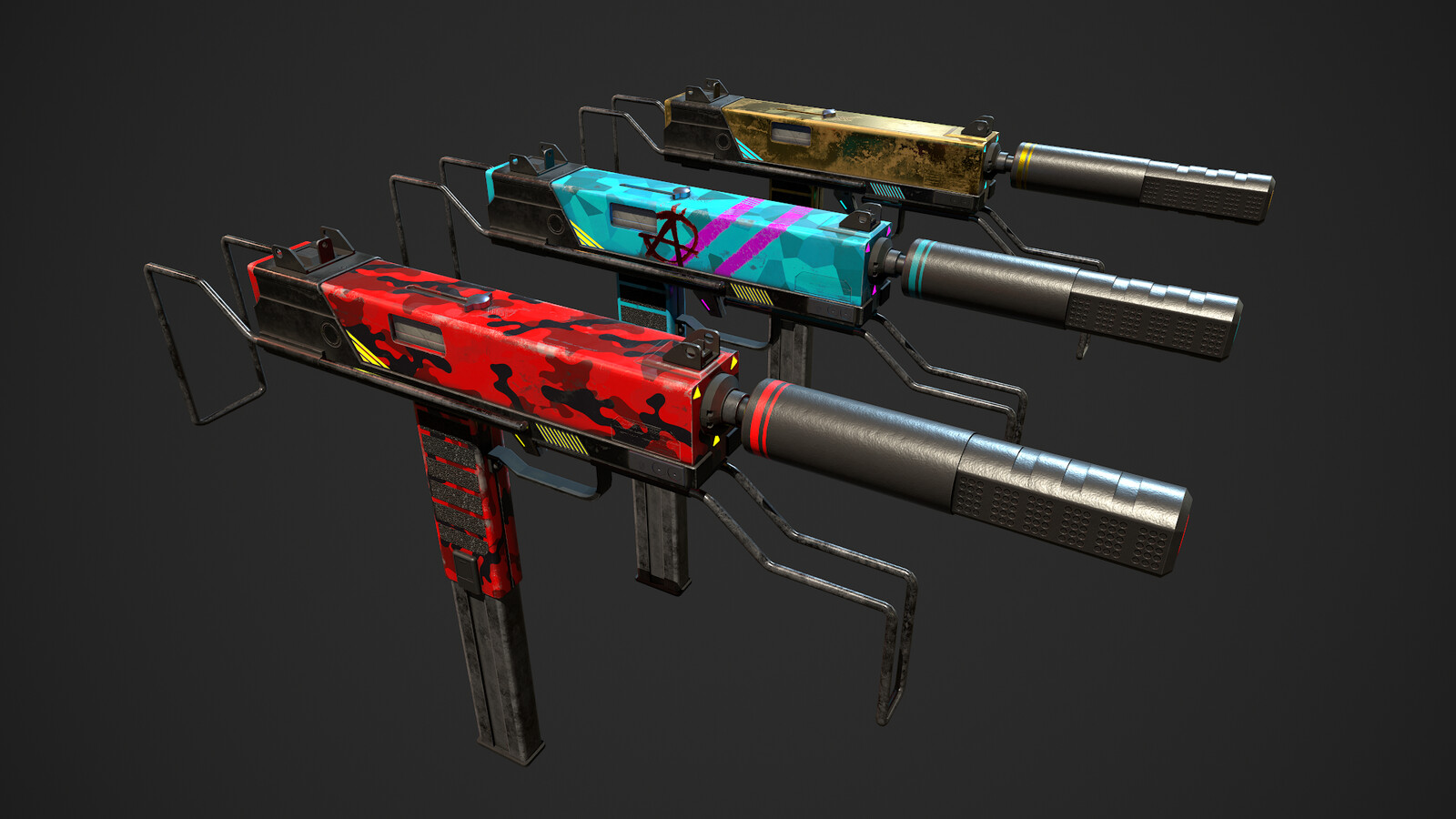 Igor Fagone - Cyberpunk Submachinegun