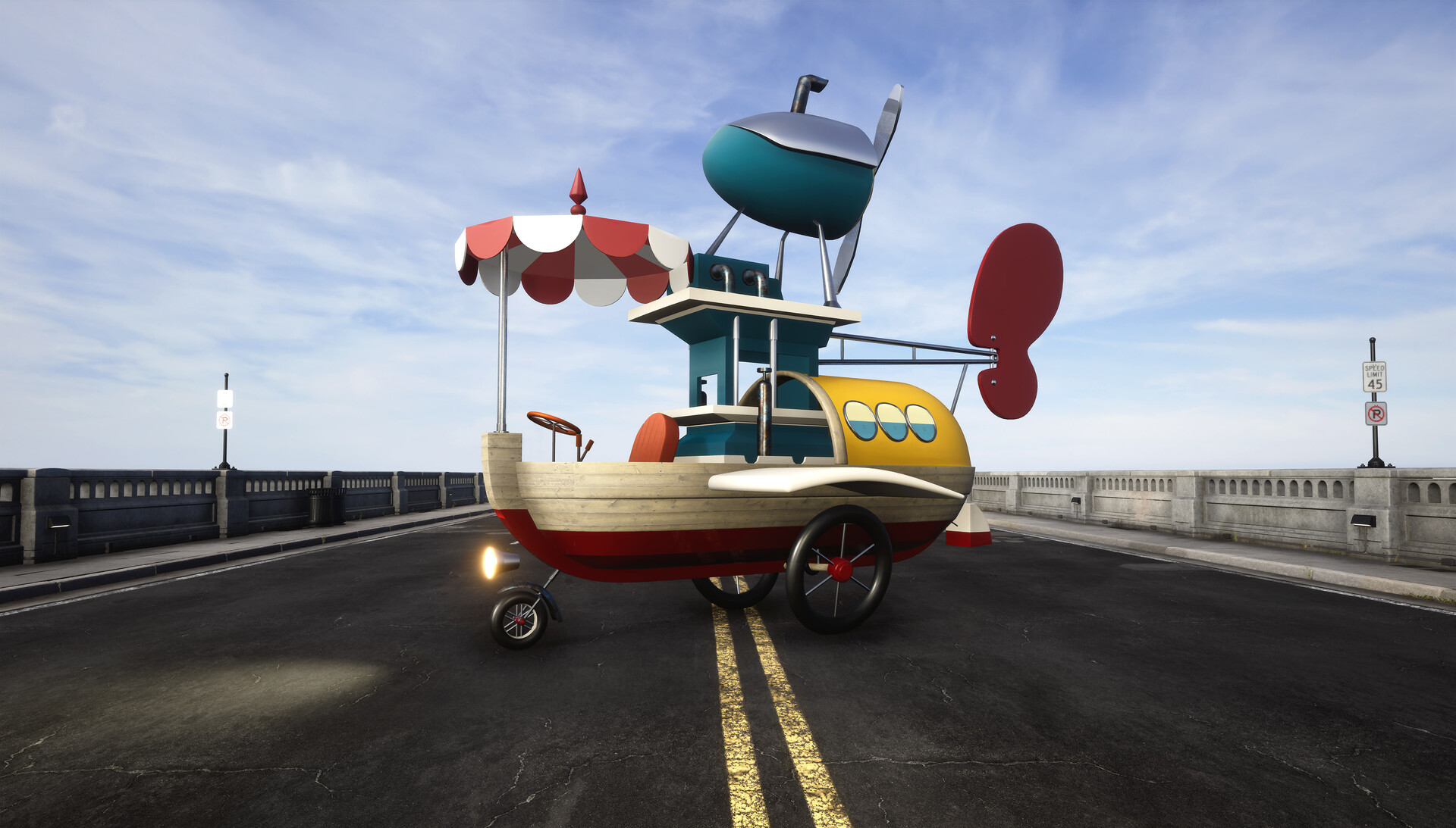 ArtStation - Modélisation 3D/ Wacky Races