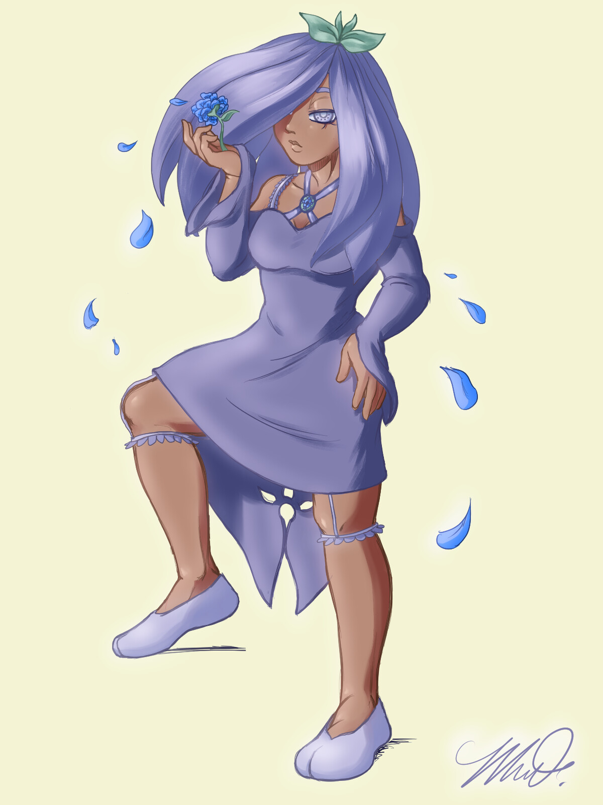 ArtStation - Unnamed Flower OC