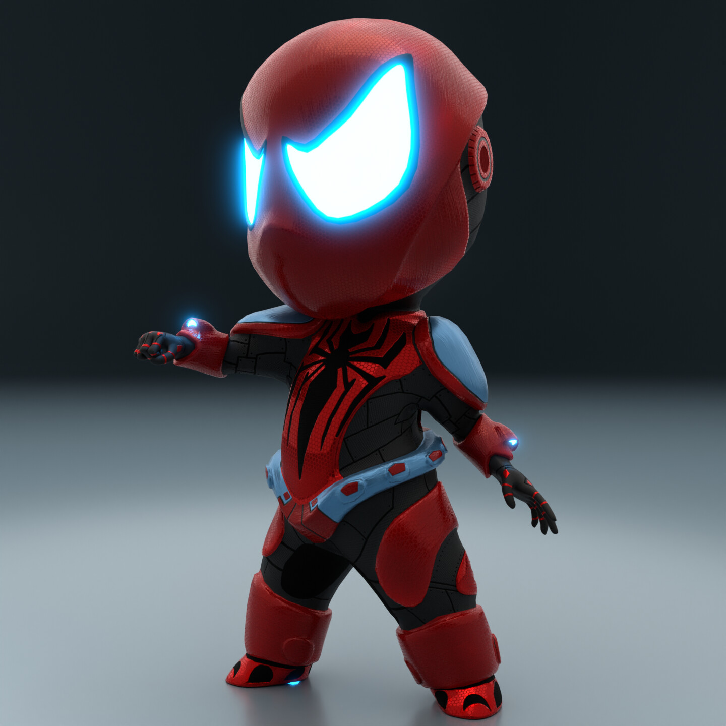 ArtStation - Chibi Spider Armour MK III