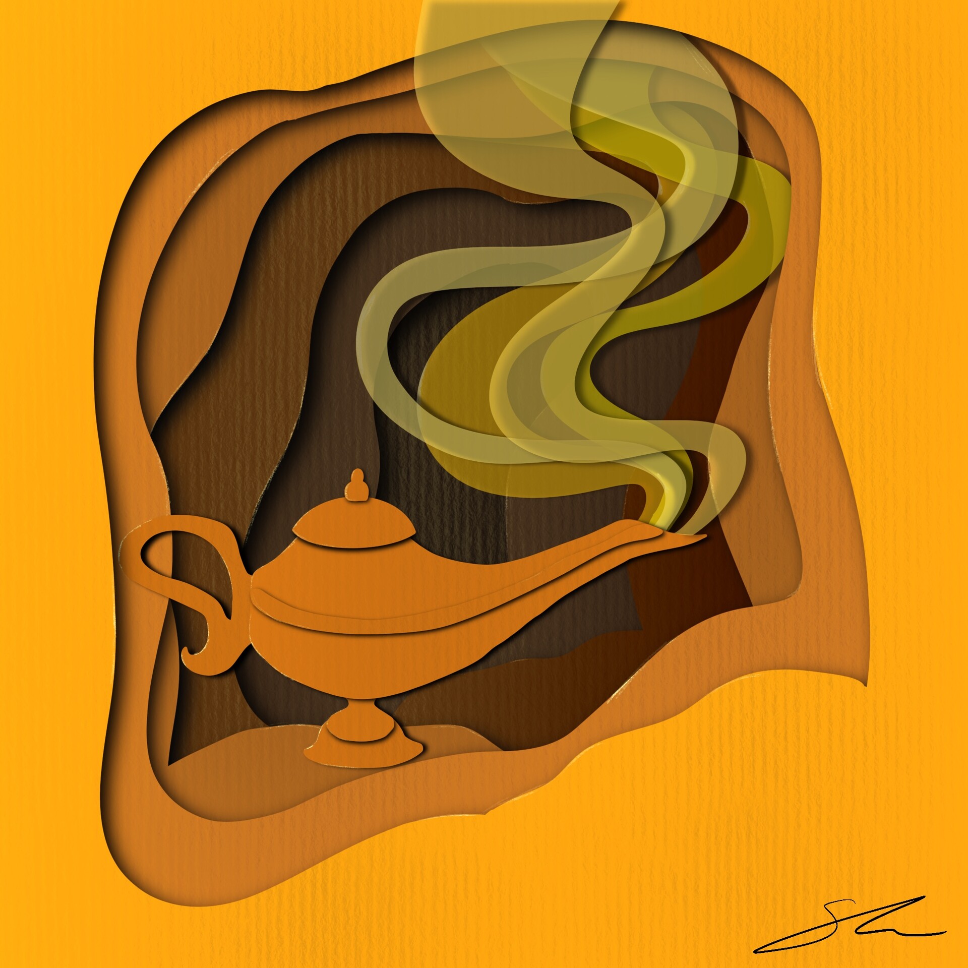 ArtStation - Magic lamp