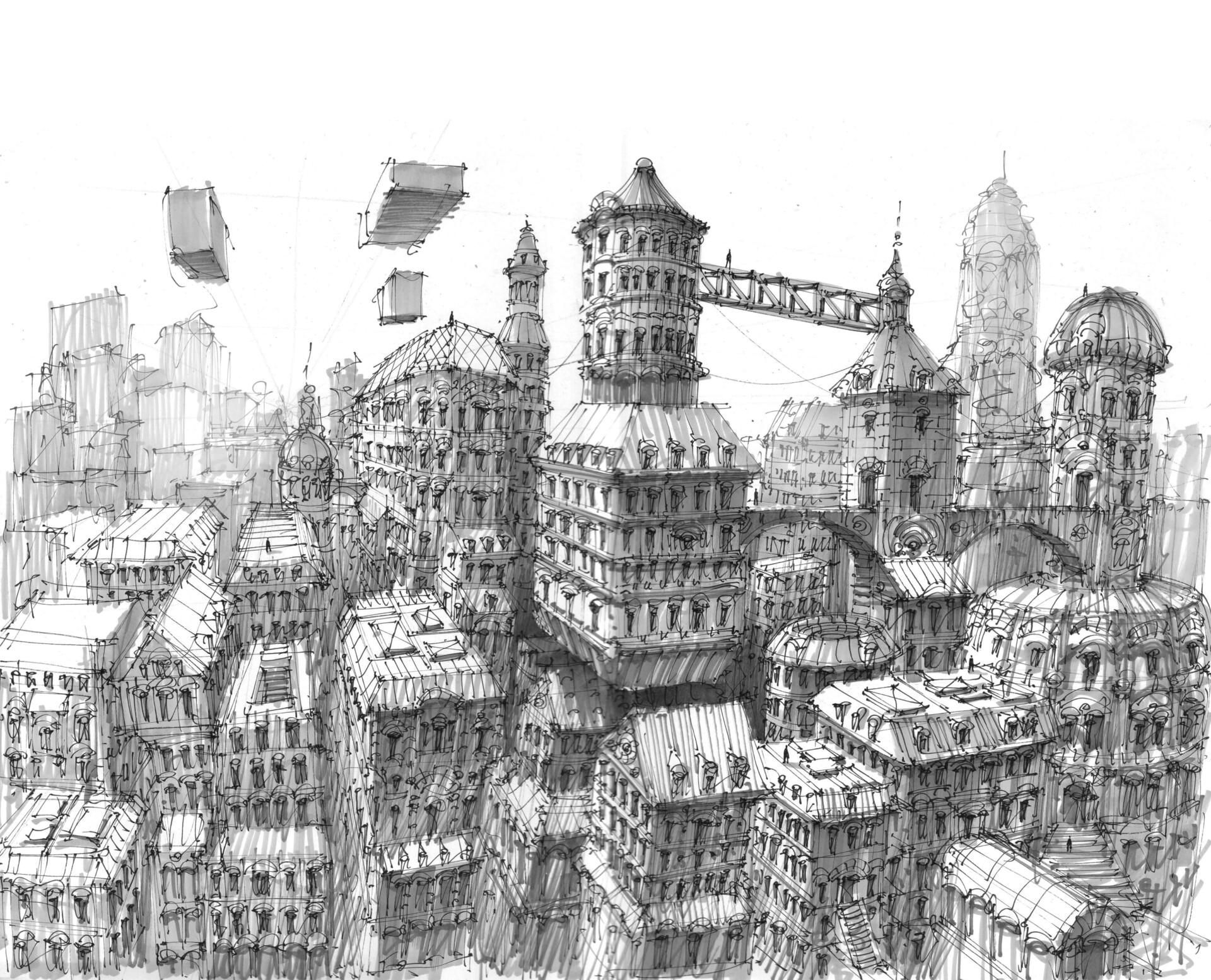 ArtStation - Flying City concept