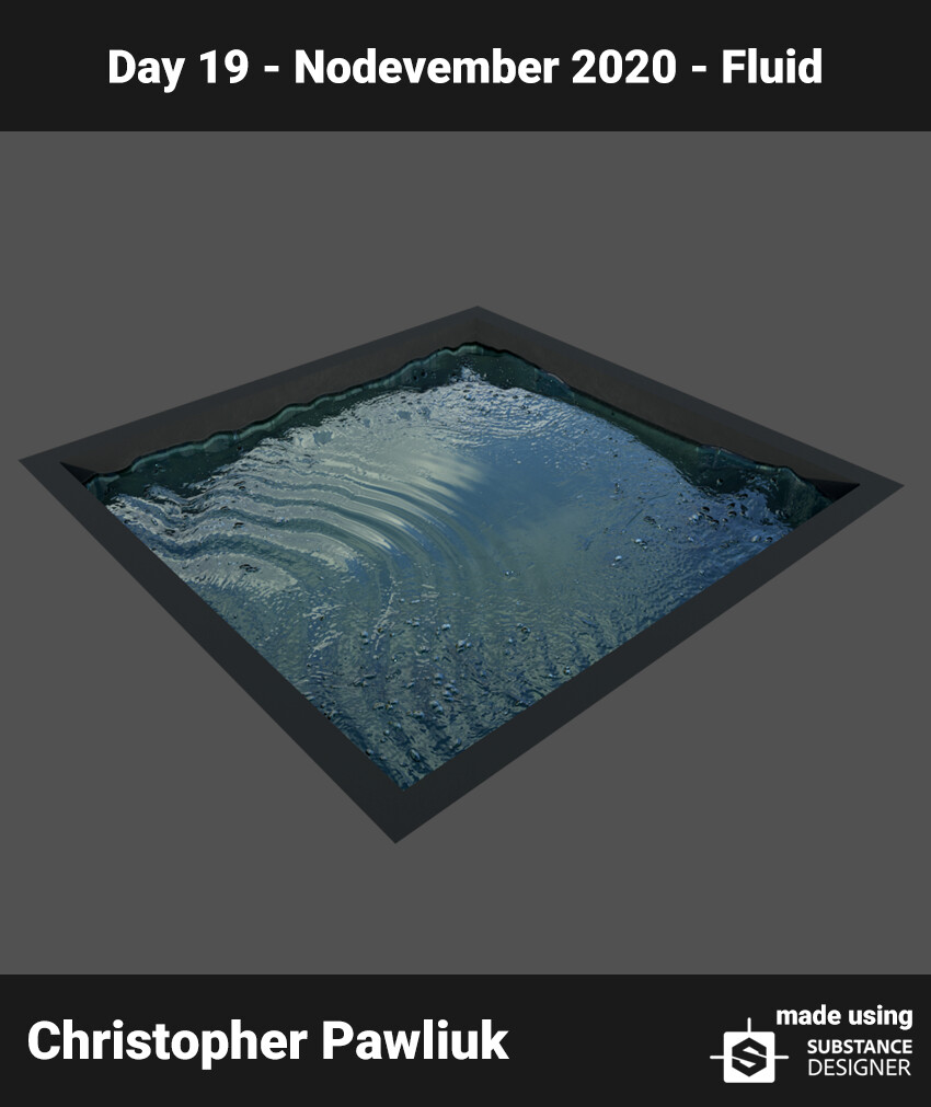ArtStation - Fluid - Nodevember 2020 - Day 19