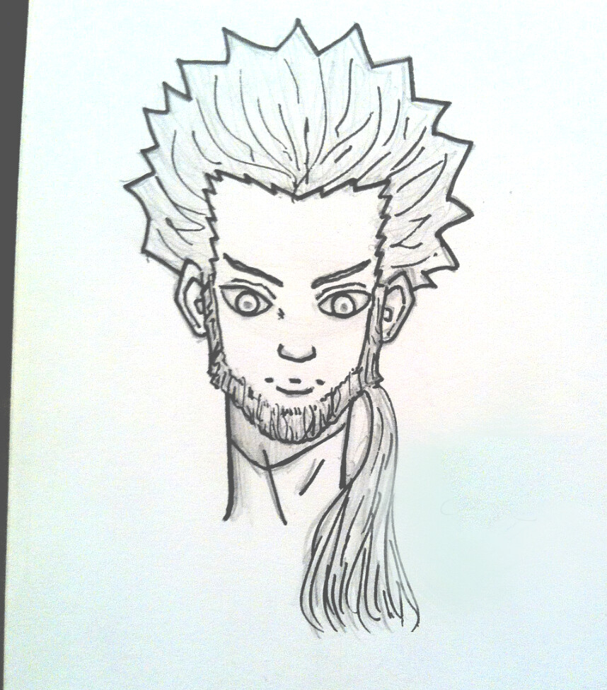 ArtStation - Sketch - Beardy boy design