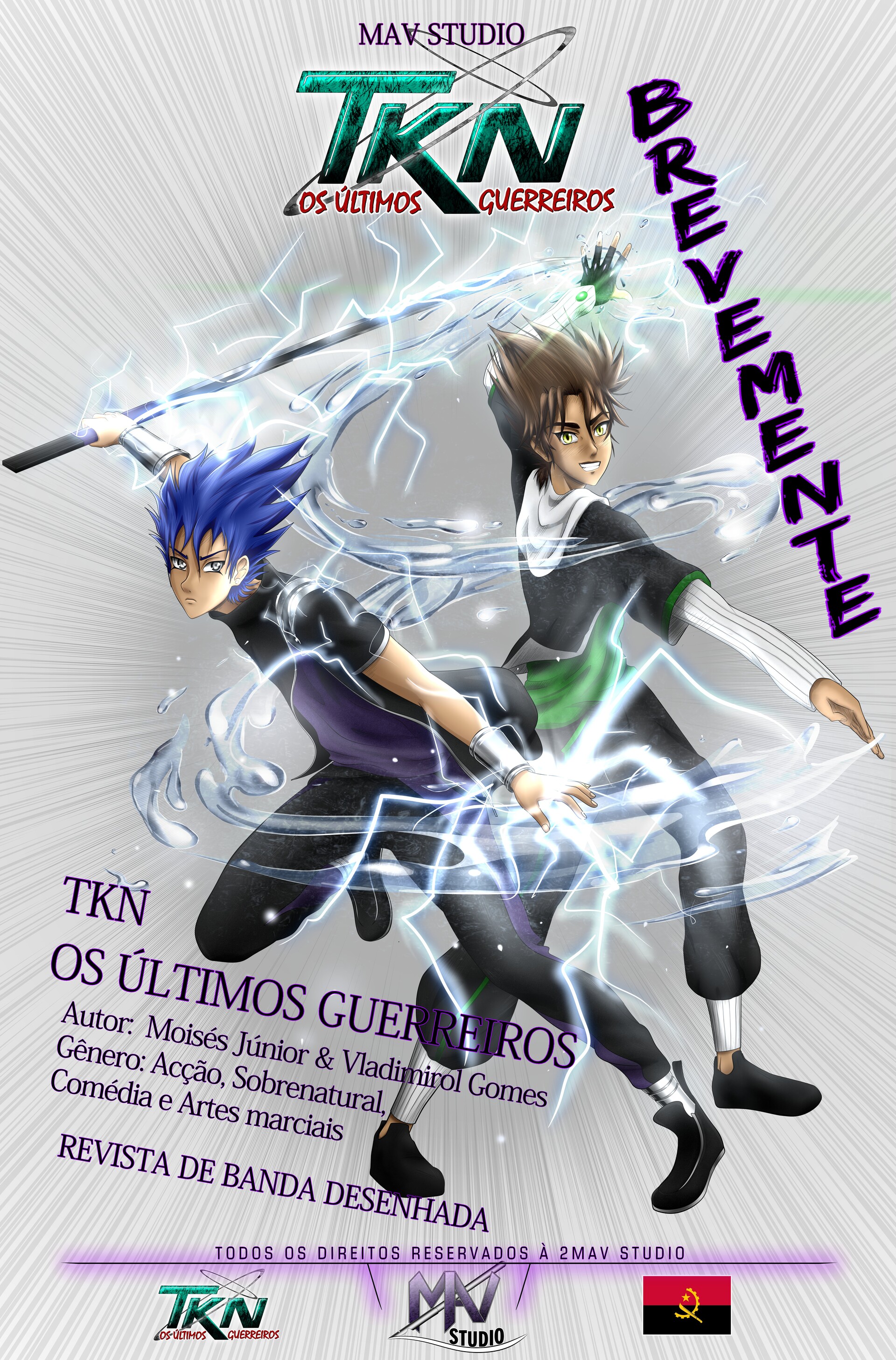 Moisés Júnior MJ - Personagens Principais de TKN Os Últimos Guerreiros