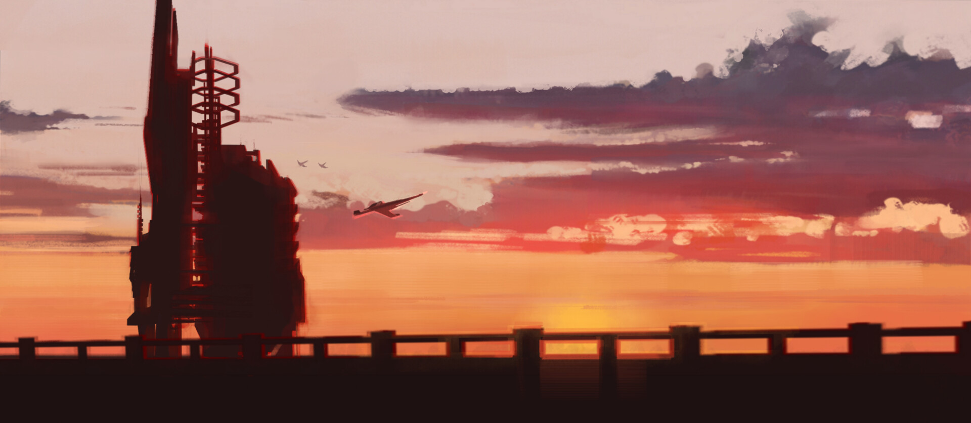 ArtStation - Sunset Station