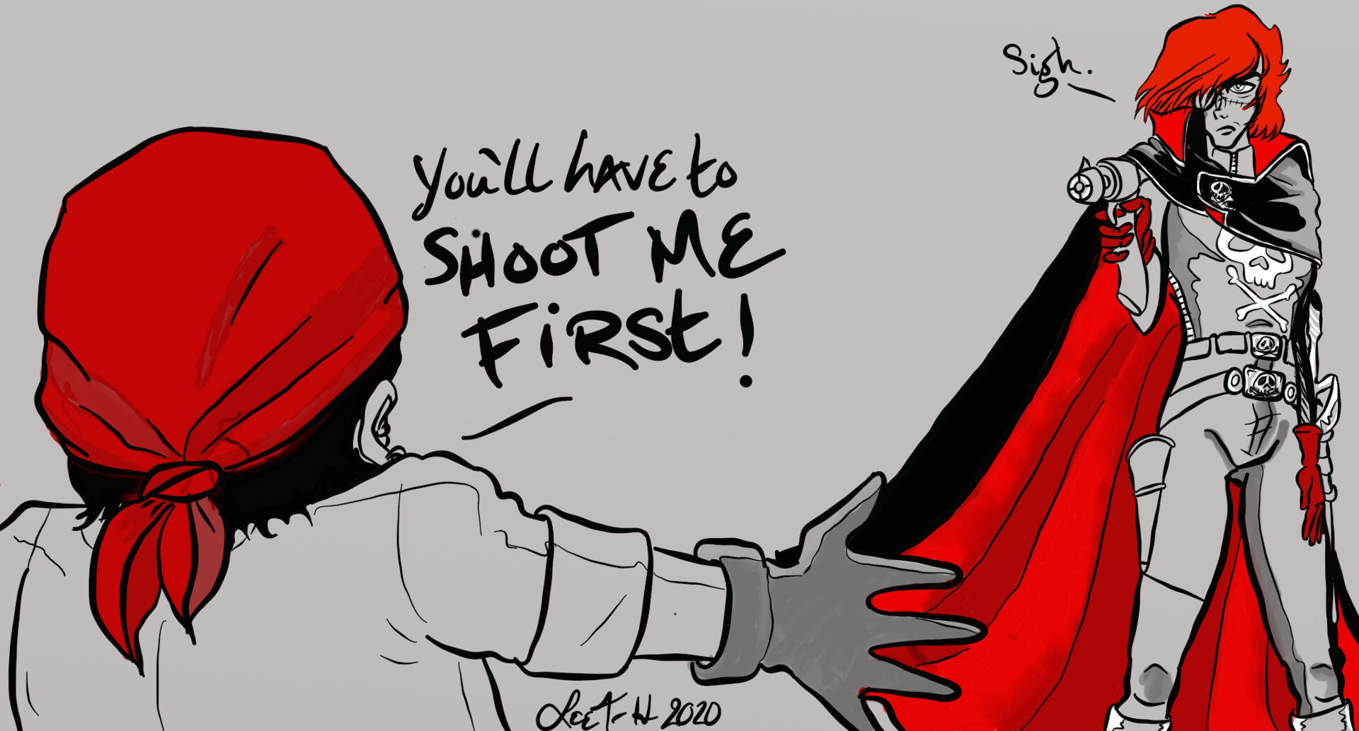 ArtStation - You'll Have to Shoot Me First