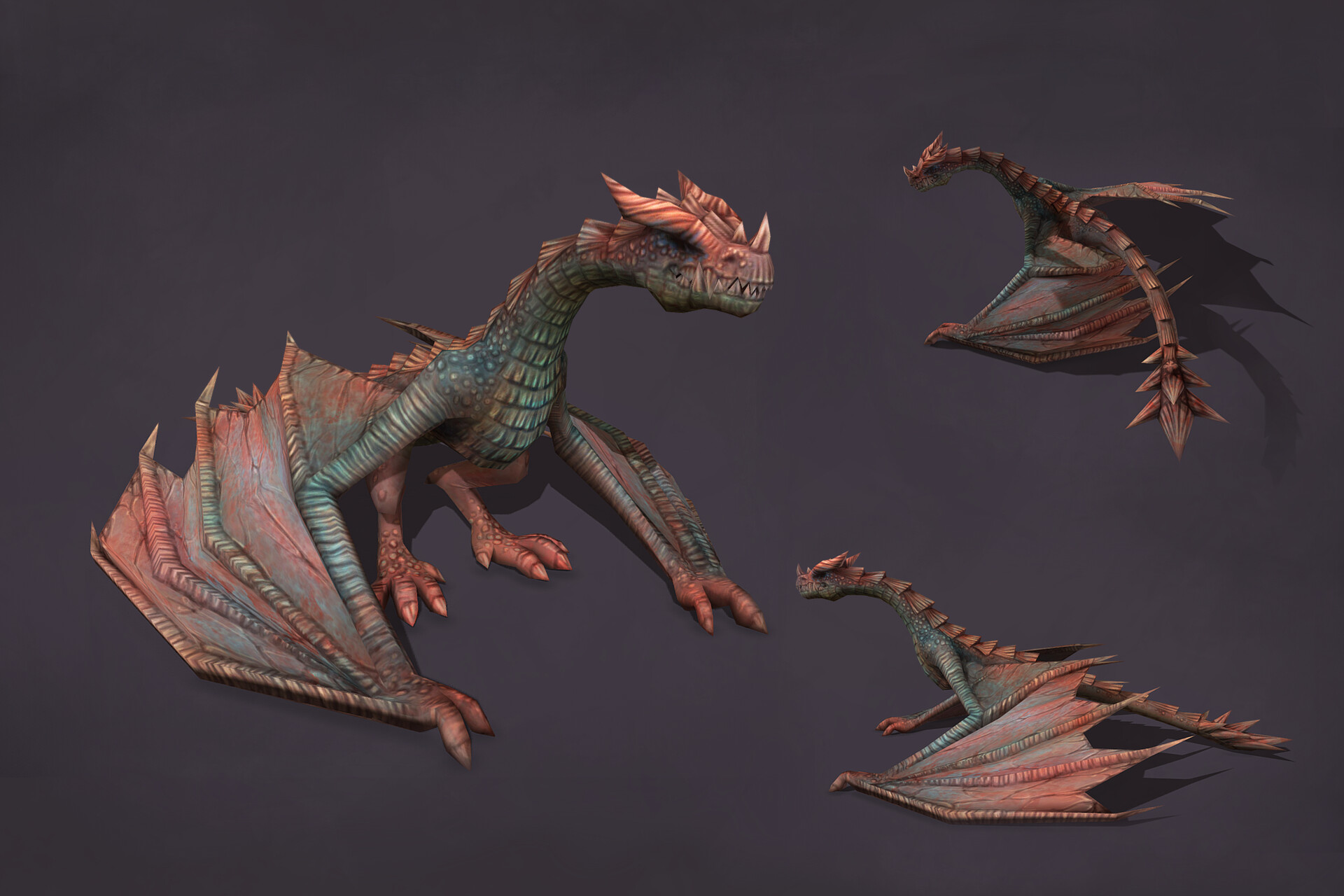 ArtStation - Dragon enemy