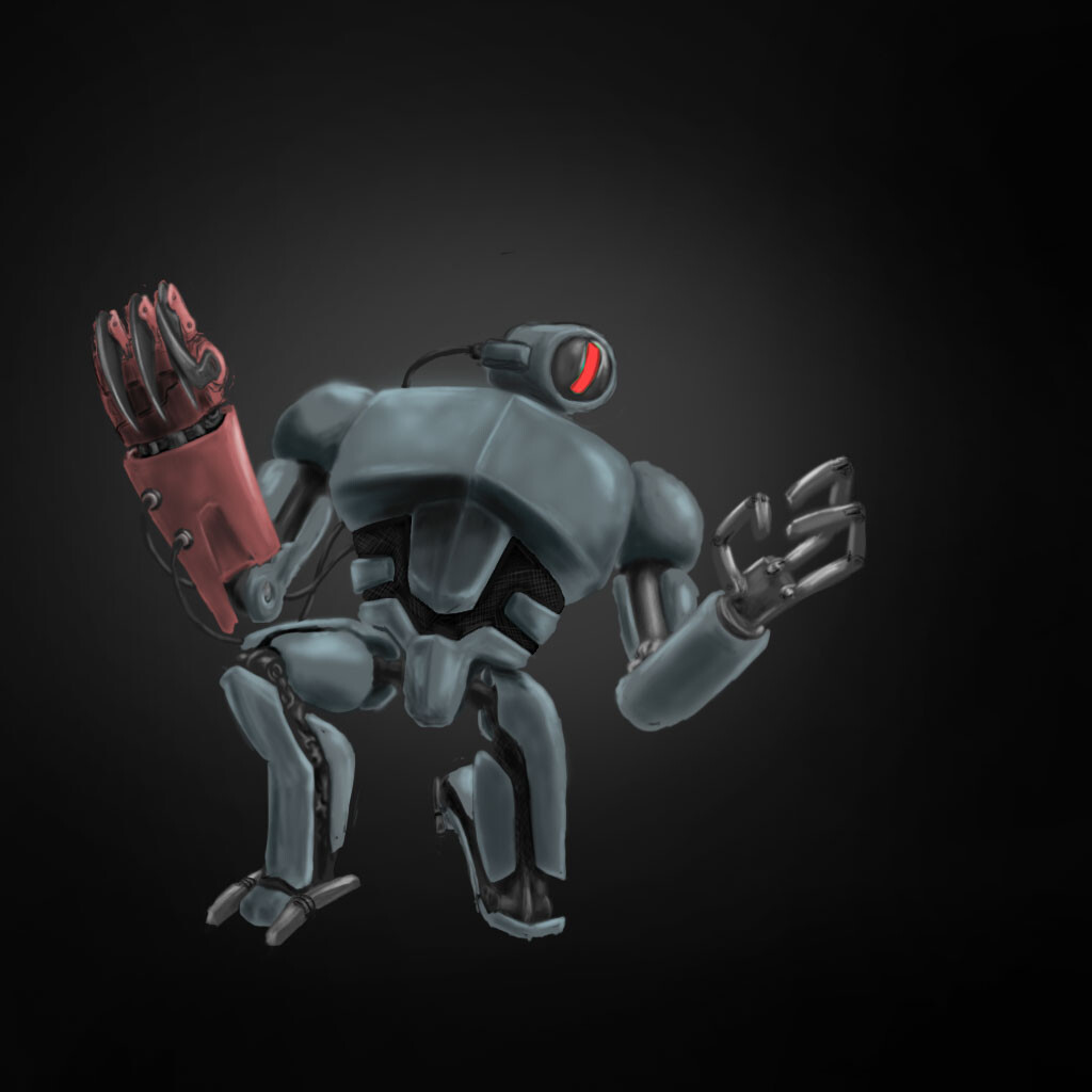 ArtStation - Sci-Fi Tank Character Concept