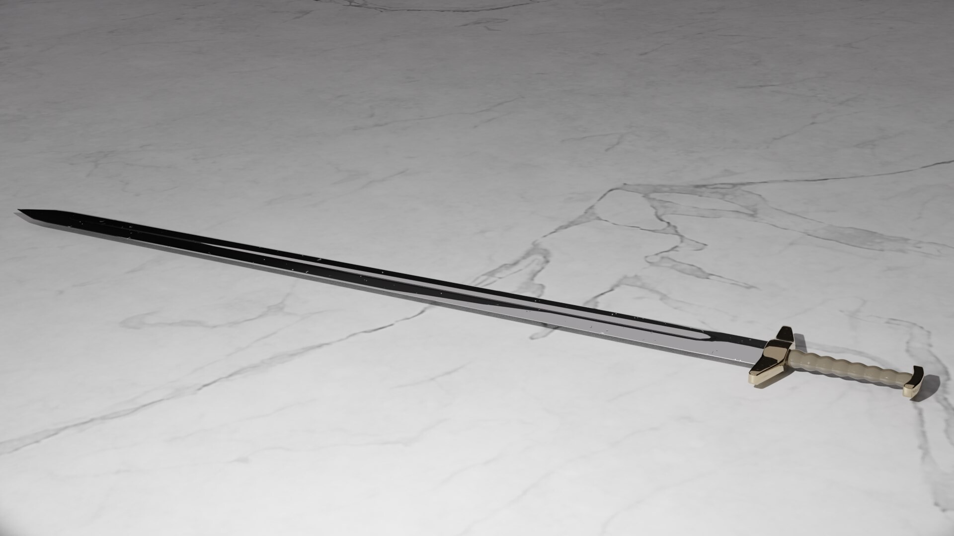 ArtStation - Sword on the floor