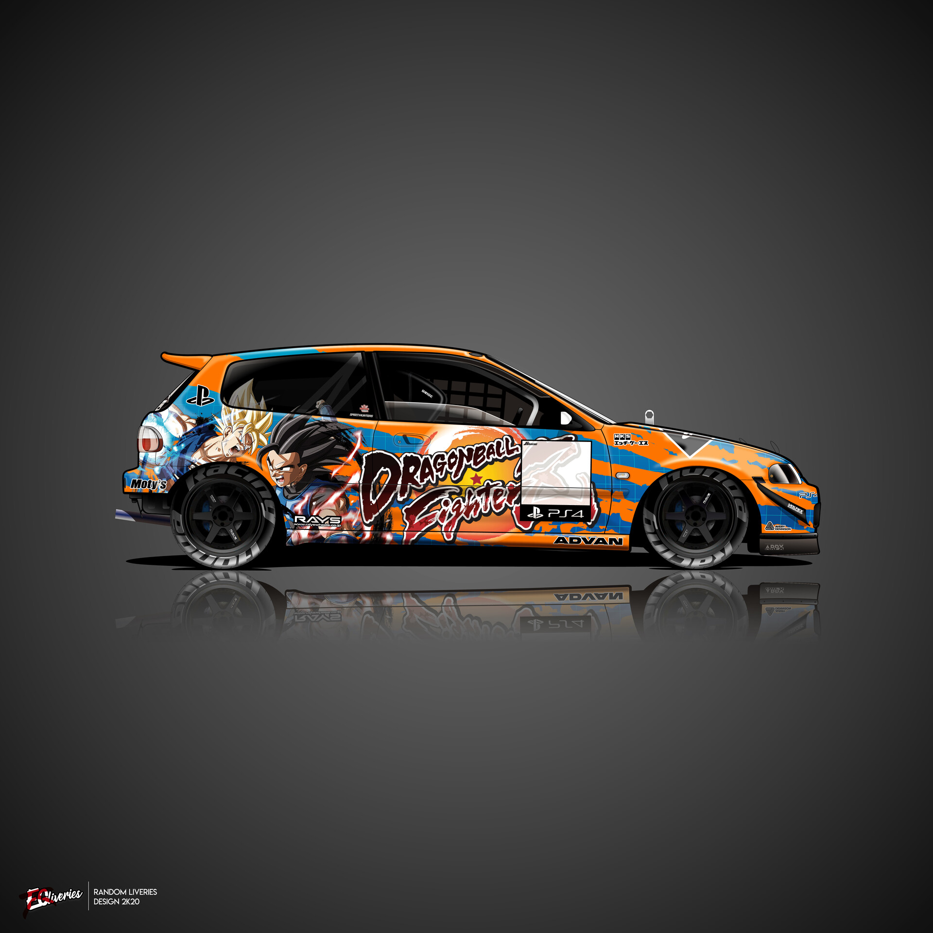 ArtStation - Dragonball tribute livery.