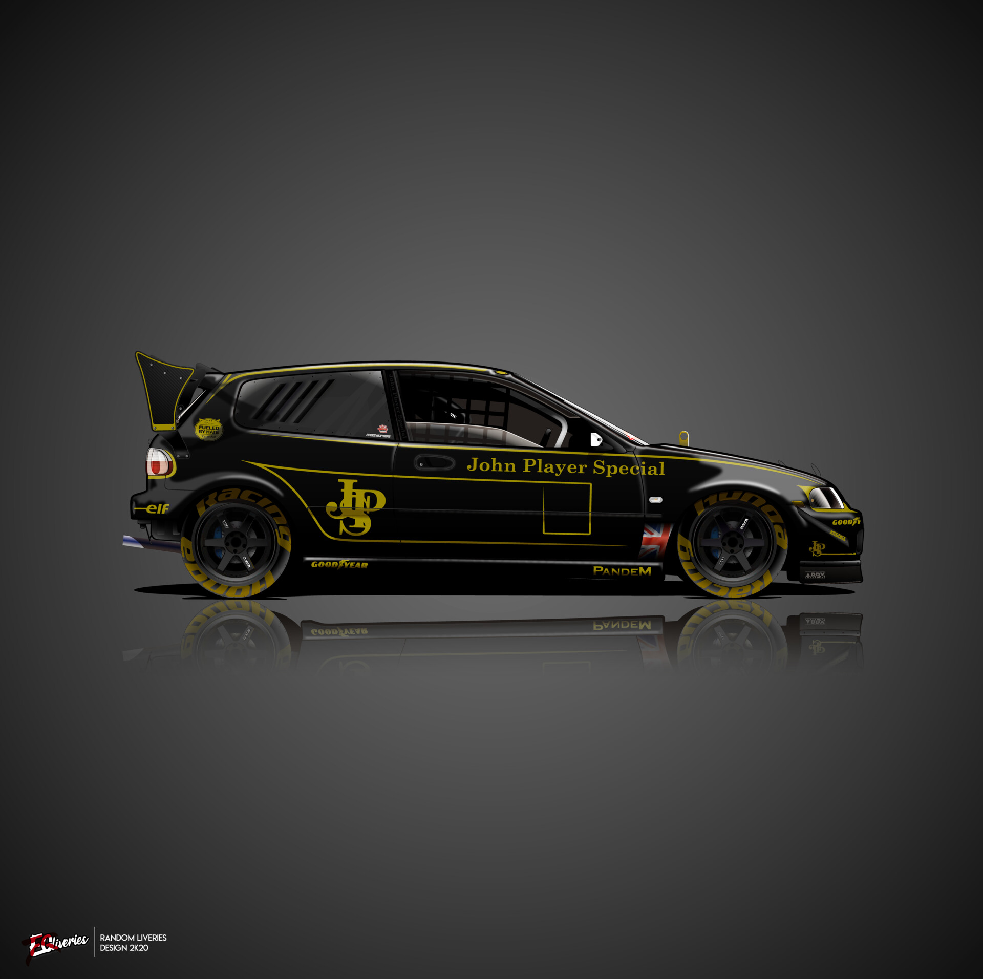 ArtStation - John Player Special tribute livery.