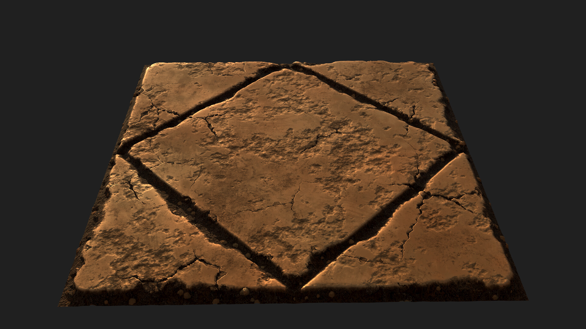 ArtStation - Scuffed Stone Tiles