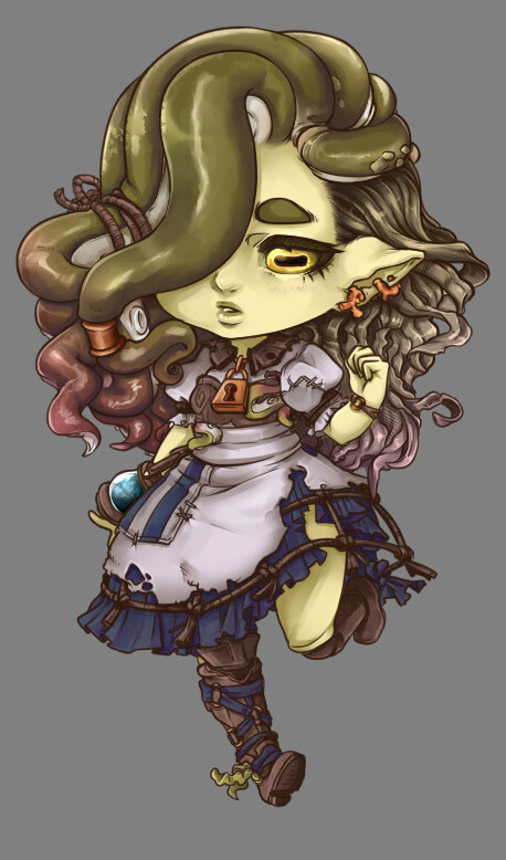 ArtStation - Octopus Maid
