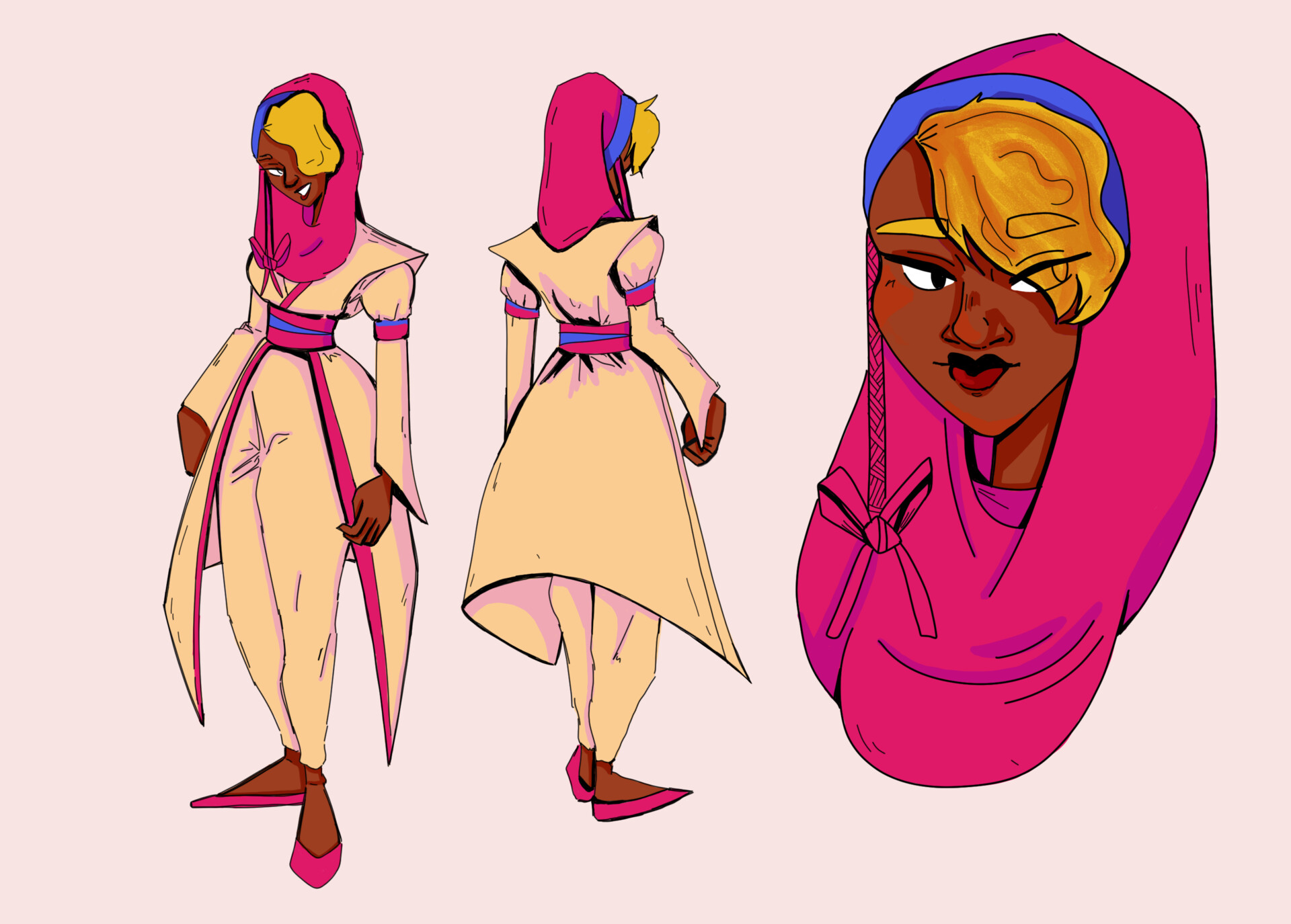 ArtStation - Sana Character Sheet