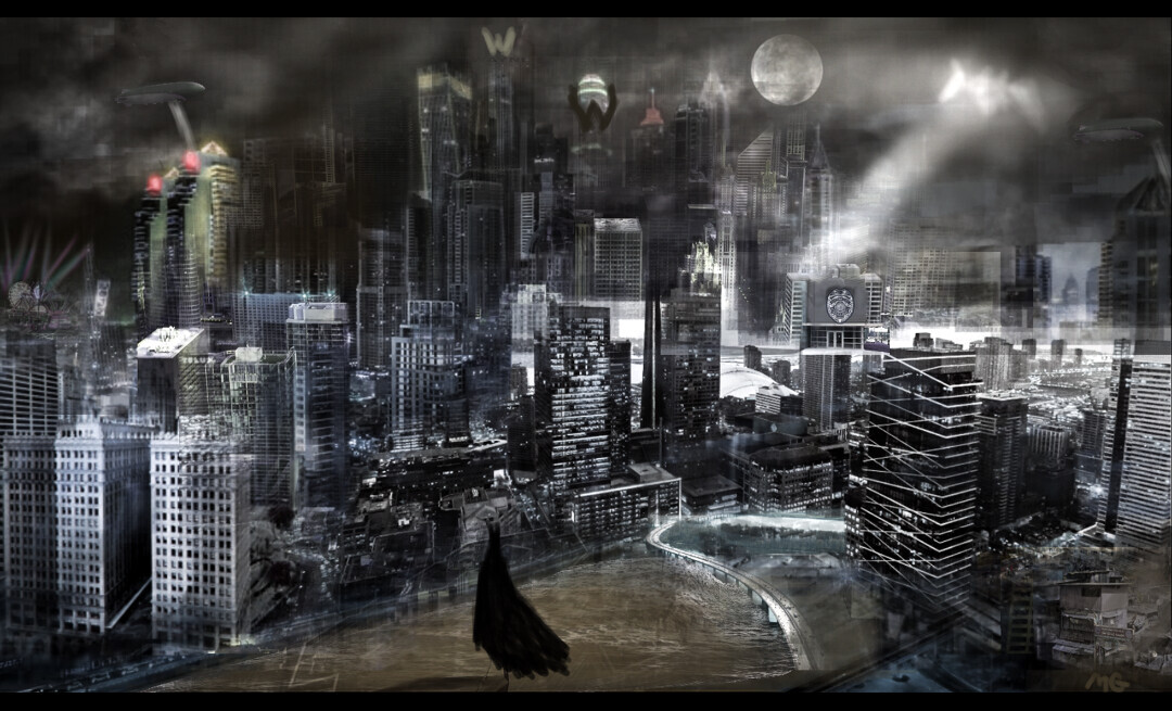 ArtStation - Older Gotham Concept
