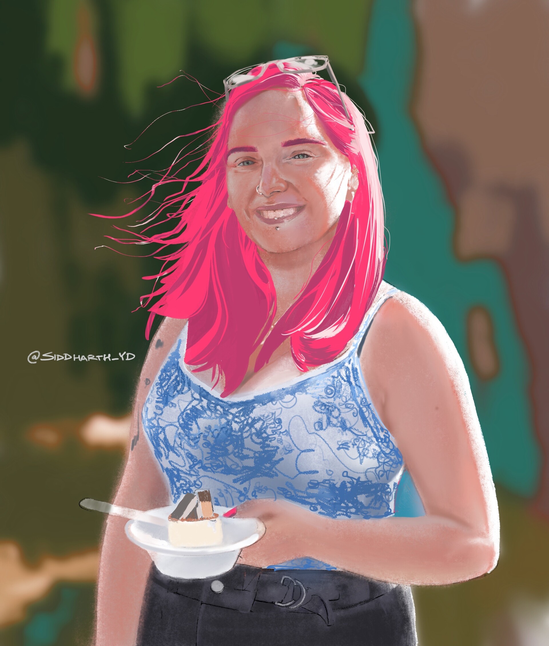 ArtStation - Sun lit portrait