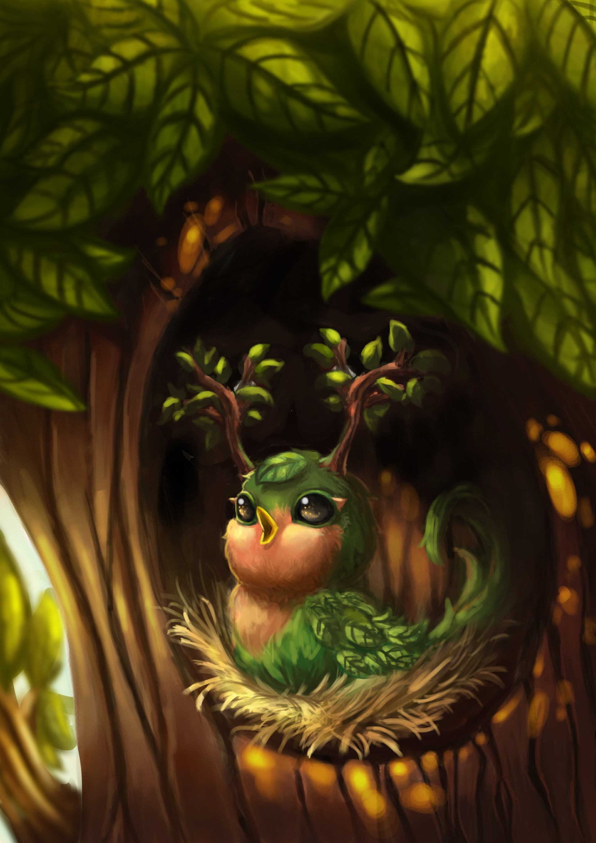 ArtStation - Tree Bird.