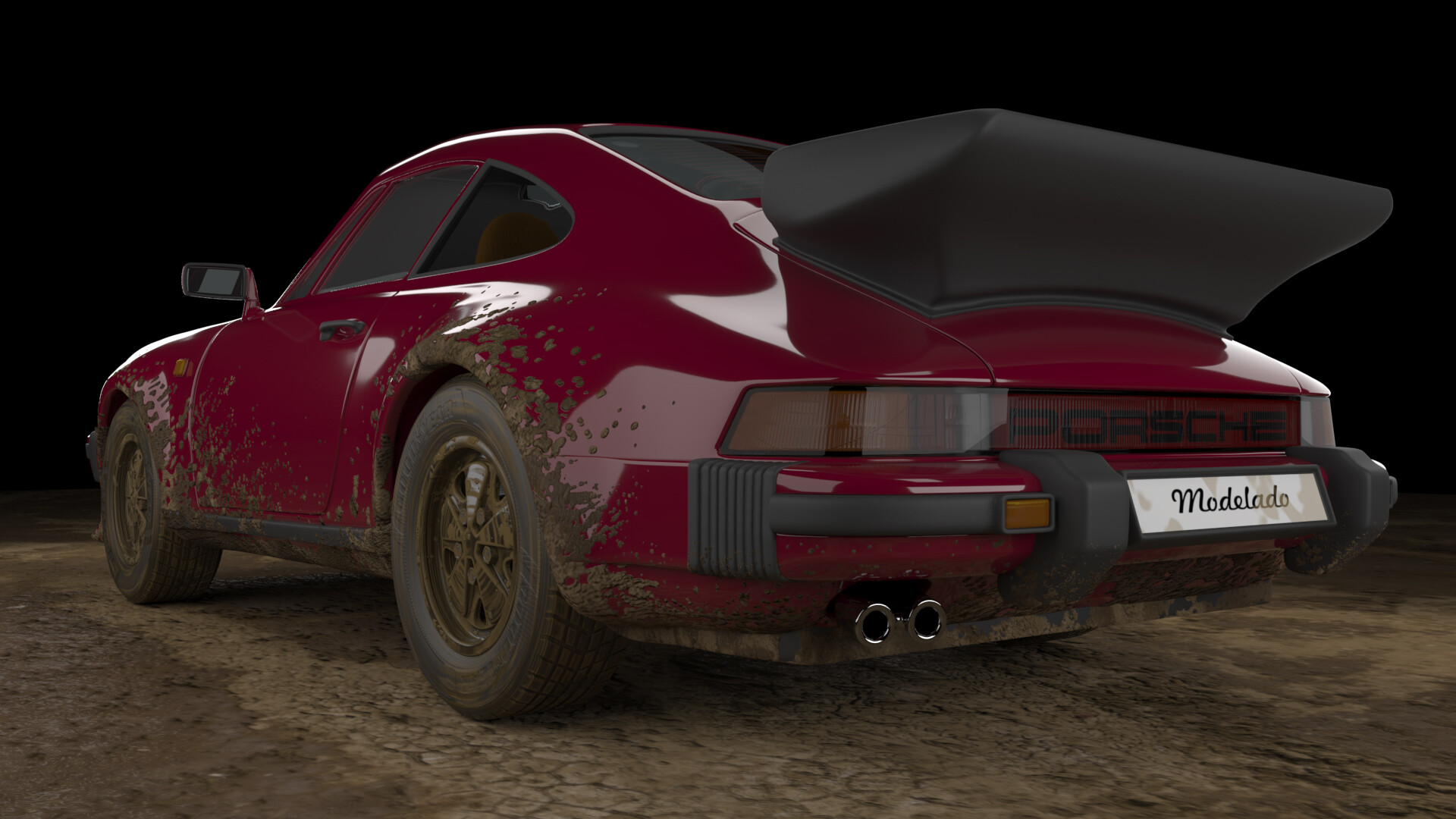ArtStation - Proyect Car 3/4 Back