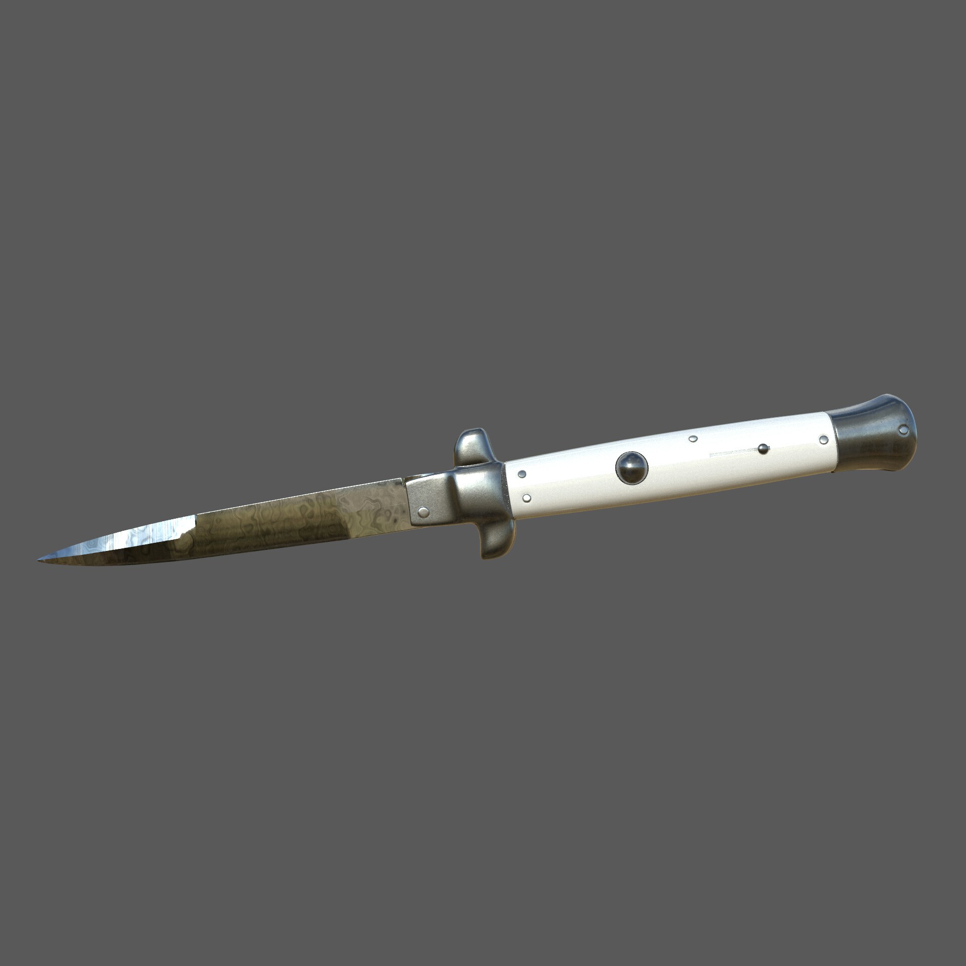ArtStation - 3D Italian Stiletto Knife Model