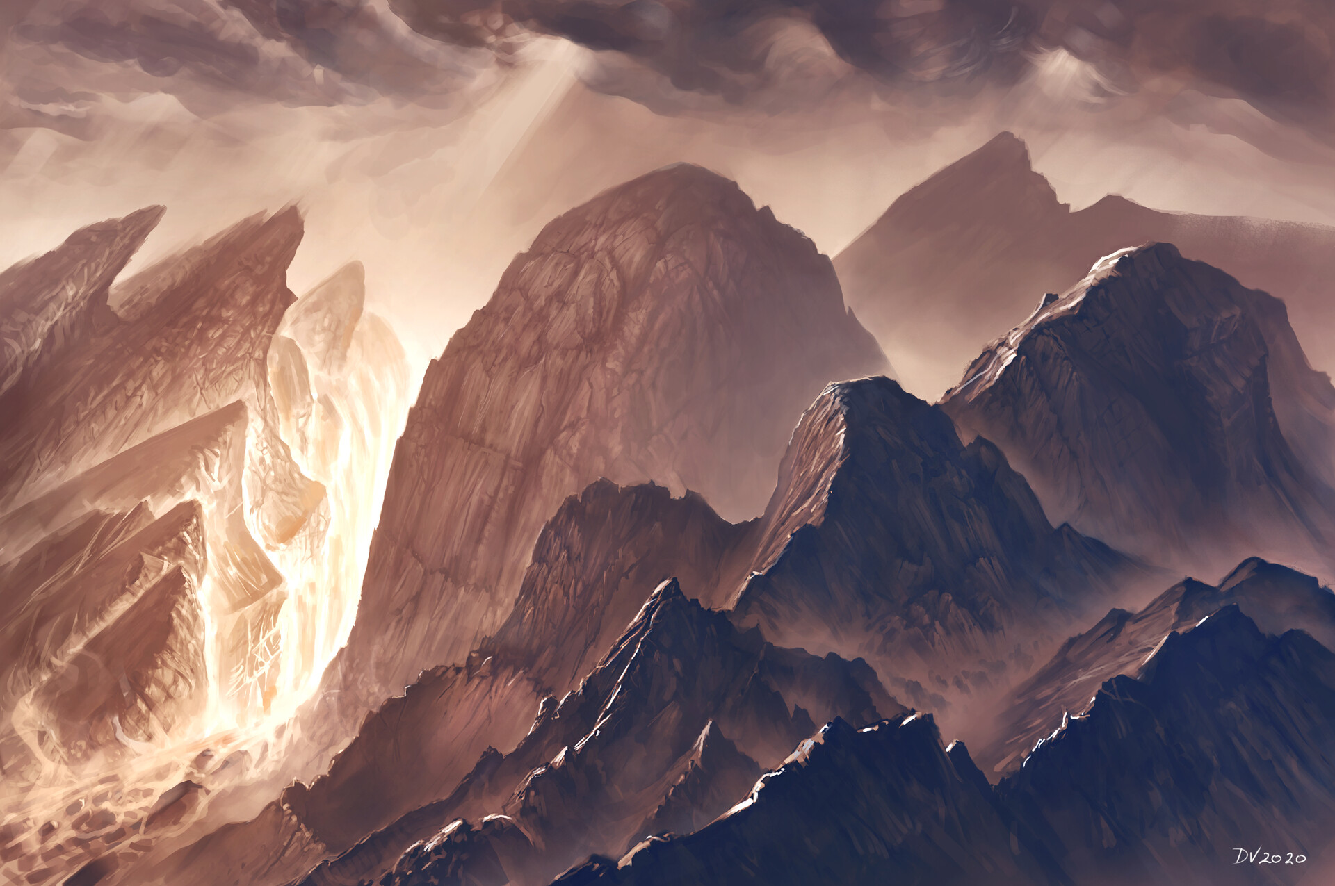 ArtStation - Hell's Mountains