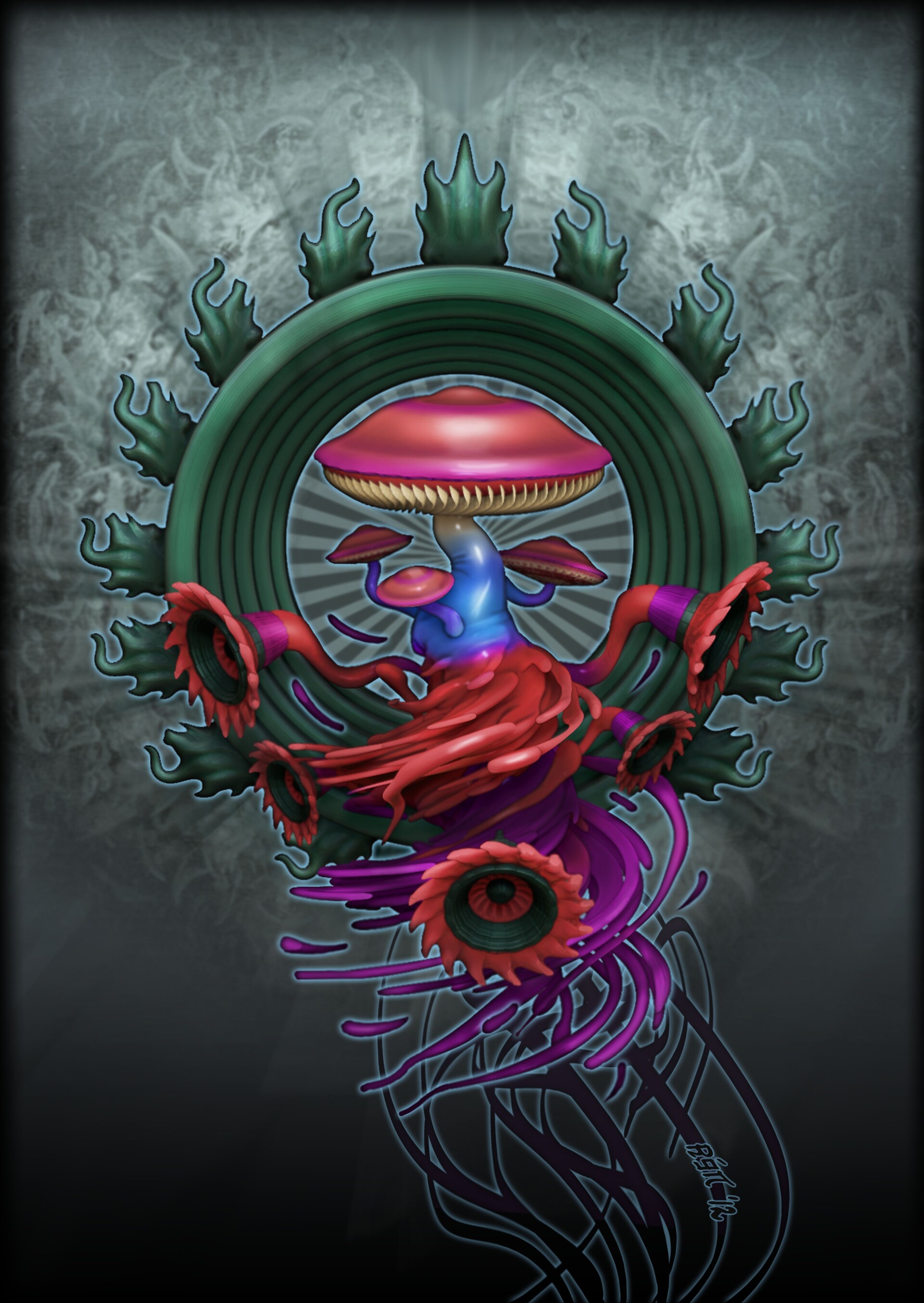 ArtStation - PsyBonsai Poster