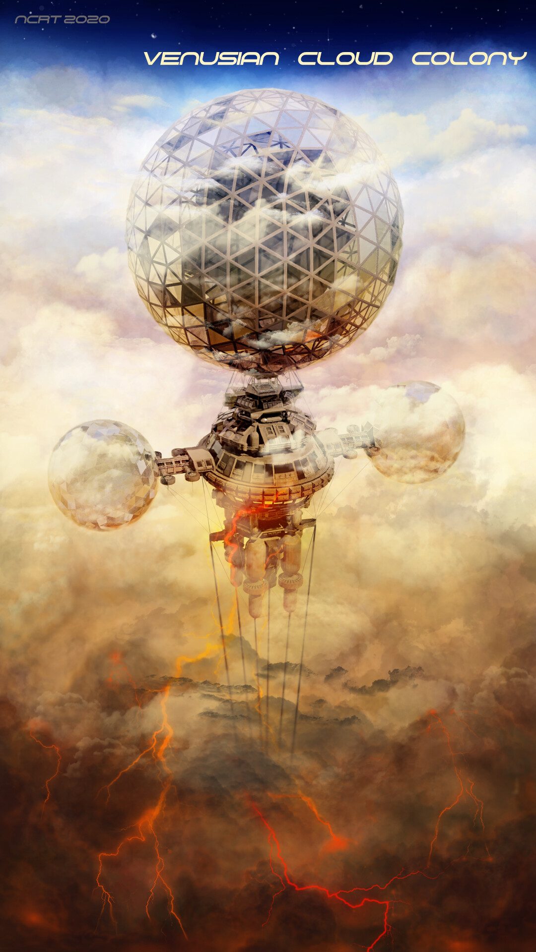 ArtStation - Concept: Venusian Cloud Colony